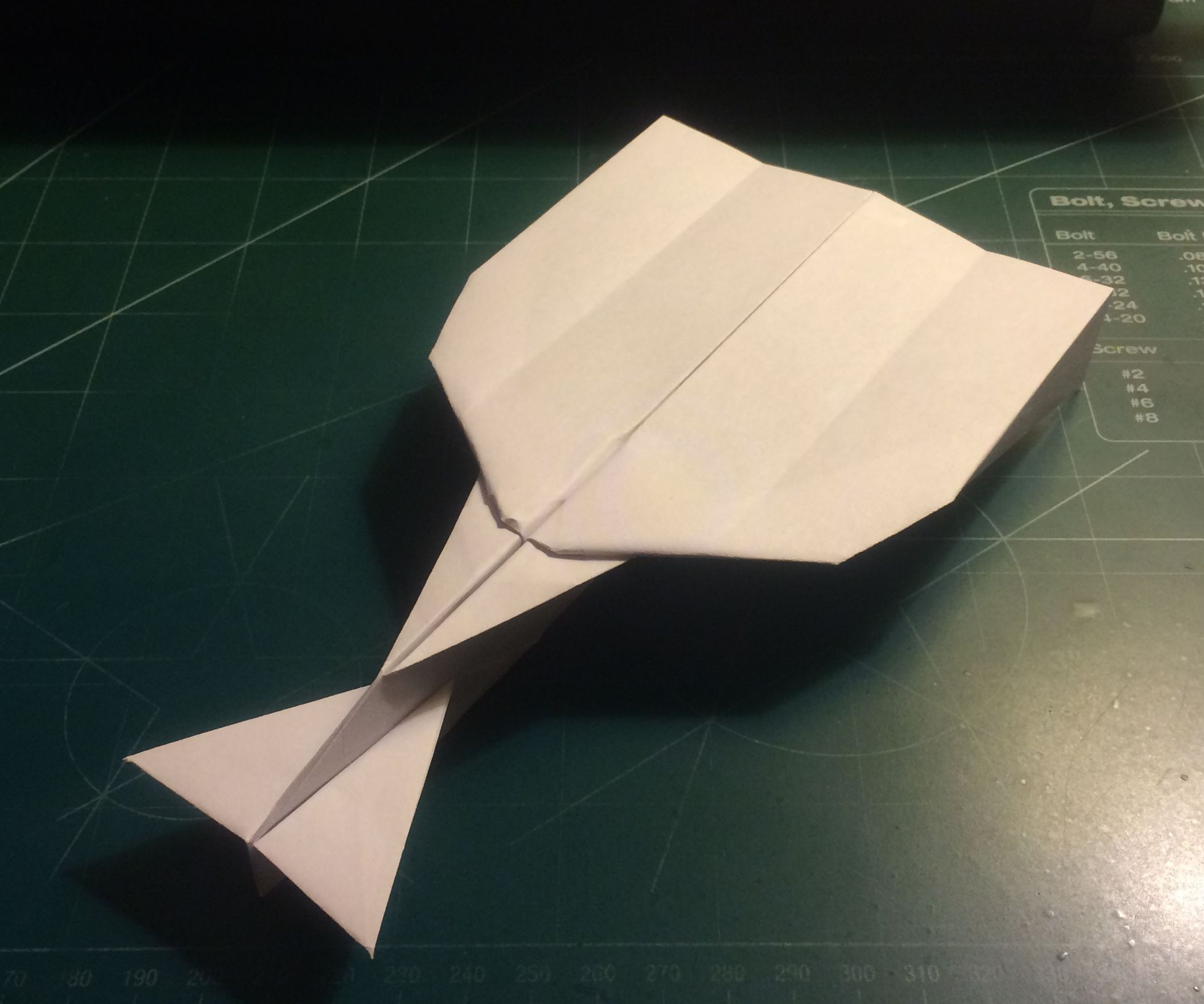 How to Make the Turbo MetaVulcan Paper Airplane : 5 Steps - Instructables