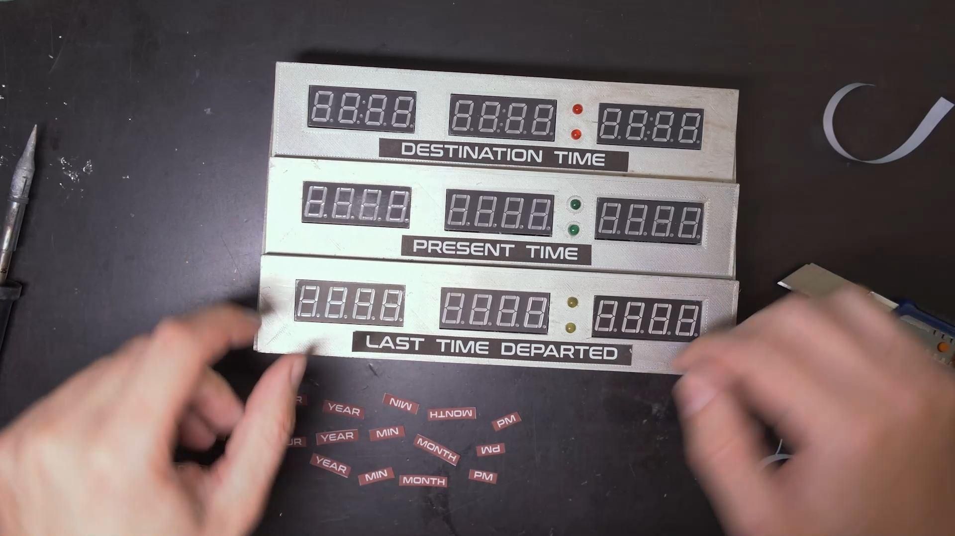 Futuristic Clock BTTF Style : 14 Steps (with Pictures) - Instructables