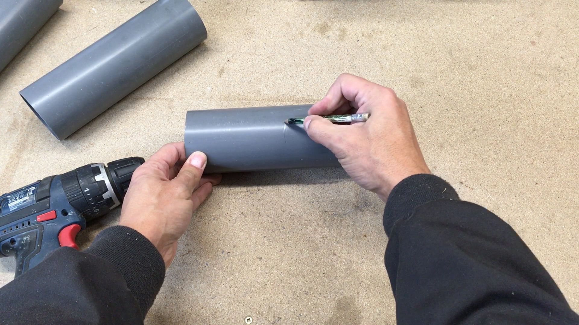 How to Make Cordless Driver Holder From PVC Pipe : 5 Steps (with ...