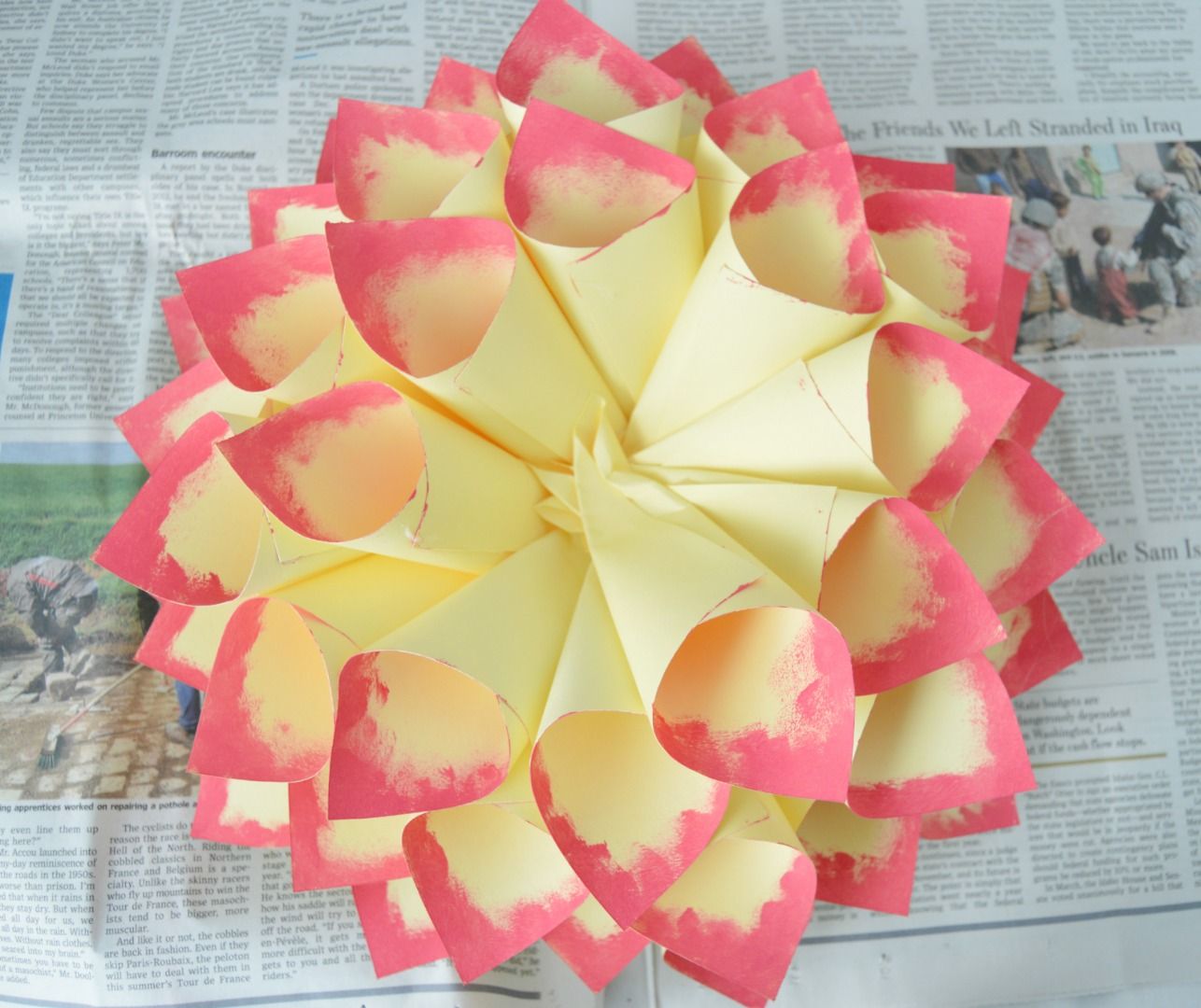 DIY Paper Dahlia : 10 Steps (with Pictures) - Instructables