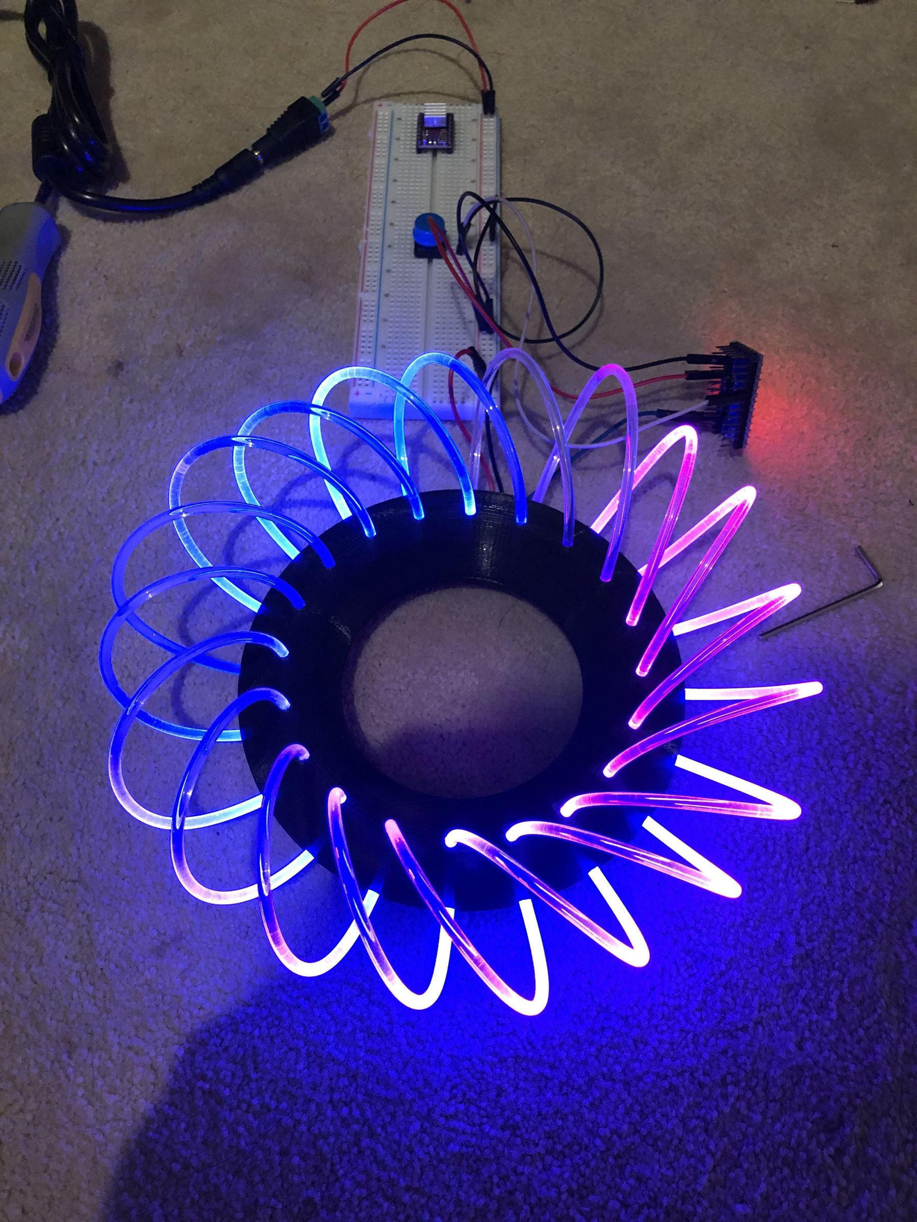 Fiber Optic LED Lamp : 6 Steps (with Pictures) - Instructables
