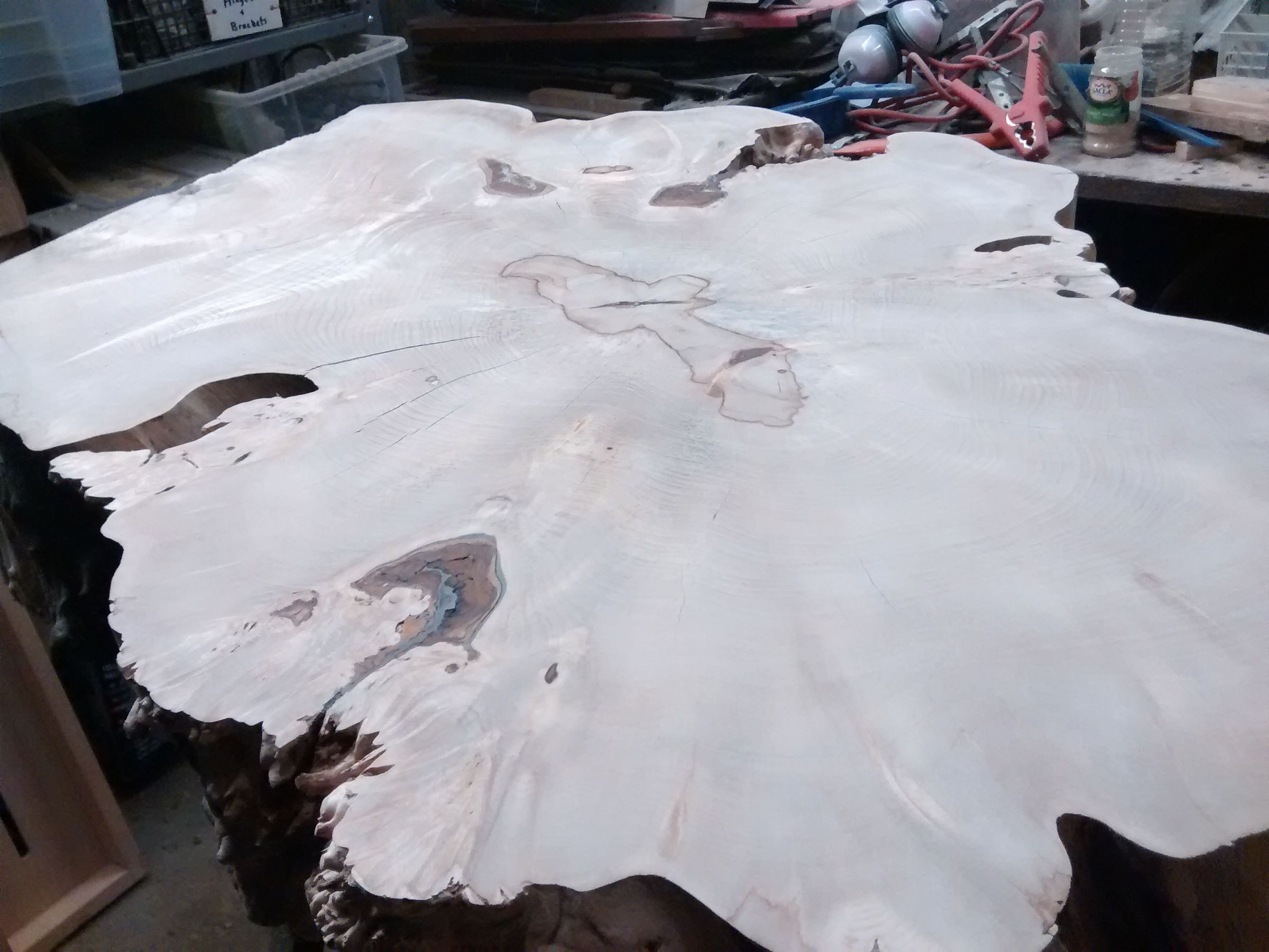 Large Log Slice Table : 9 Steps (with Pictures) - Instructables