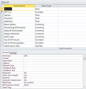 Payroll and Staff Attendance Database Using MS Access : 6 Steps ...