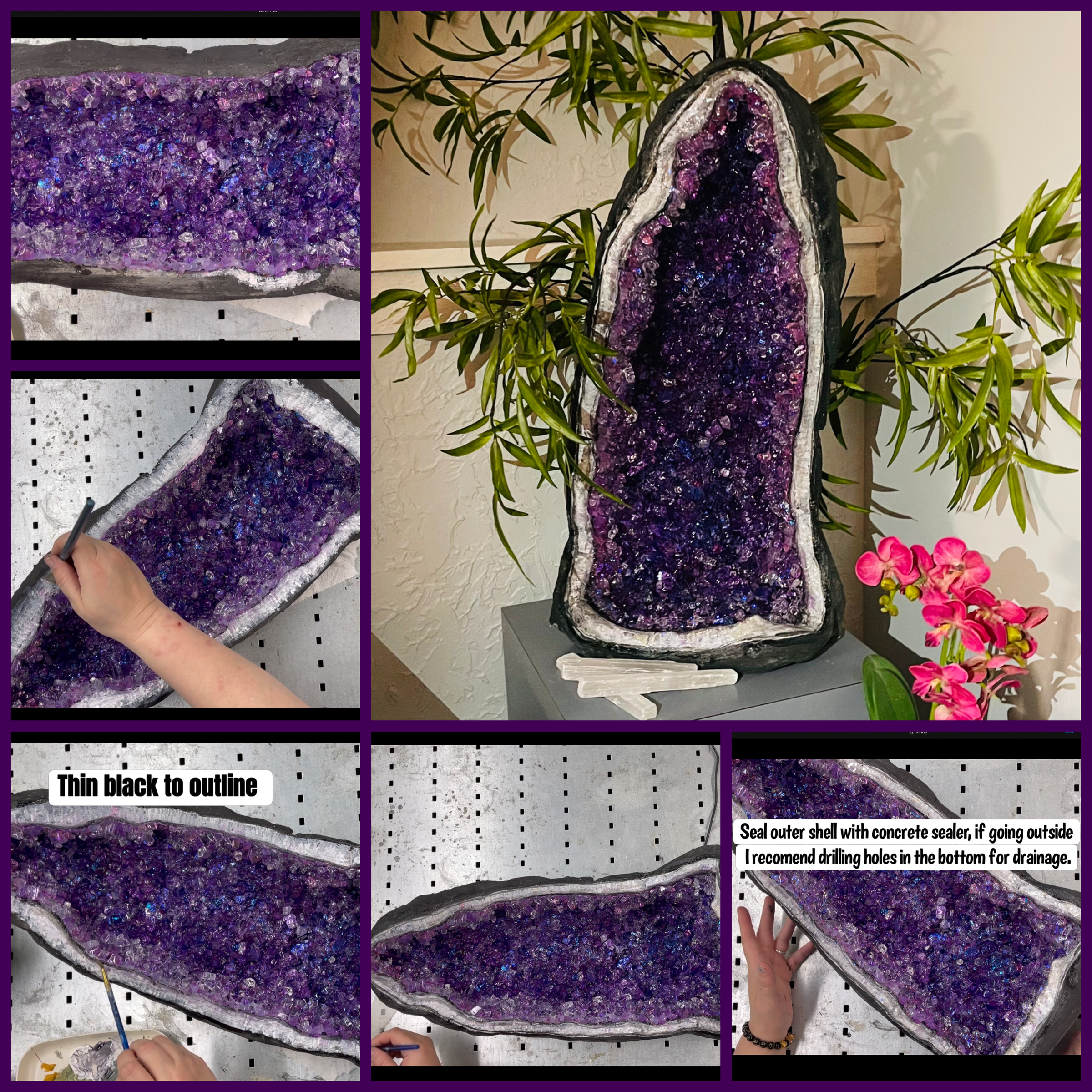 Fake Geode W/ Jazzy Glass : 9 Steps (with Pictures) - Instructables