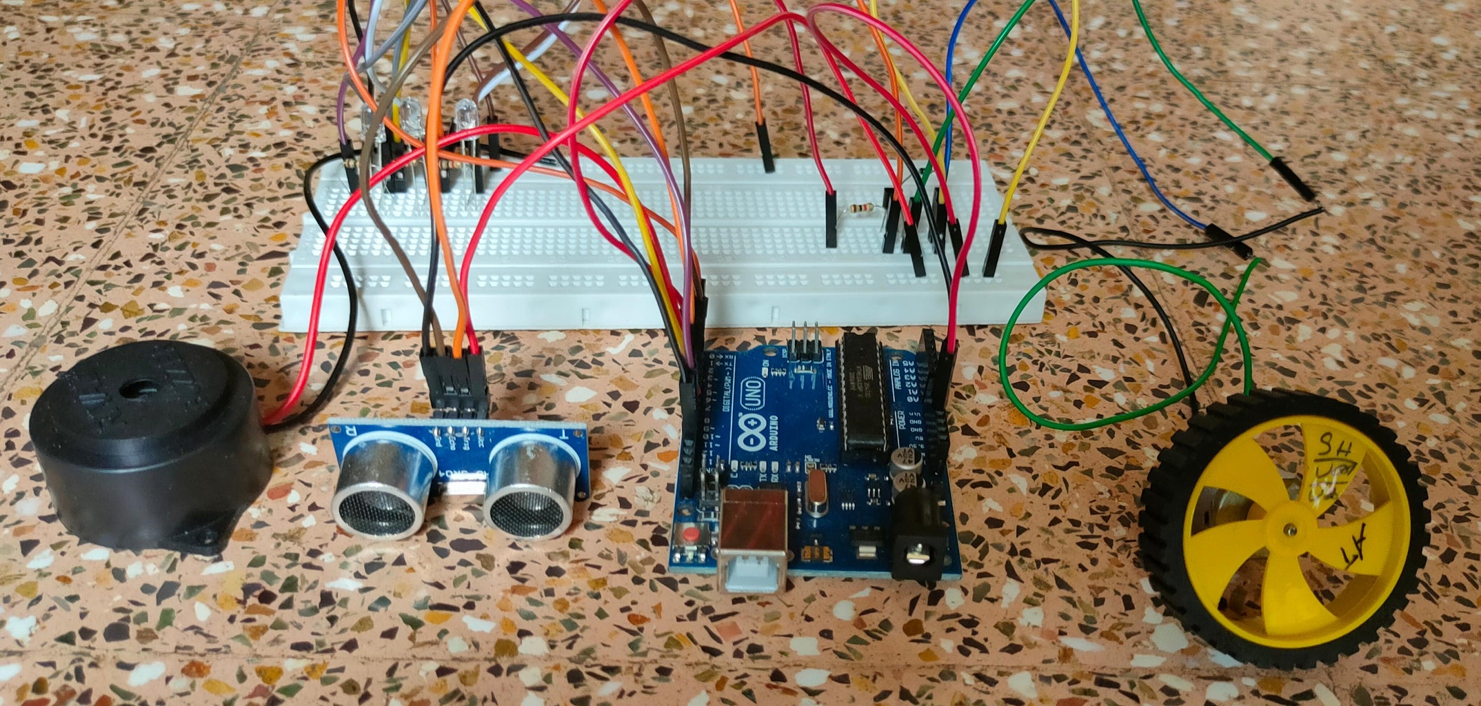 Collision Avoidance System Using Arduino Uno 5 Steps Instructables