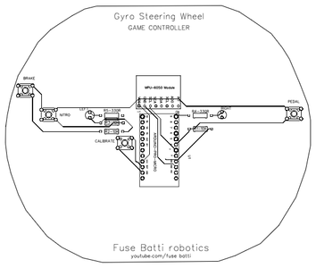 Make Steering Wheel Game Controller : 7 Steps (with Pictures ...
