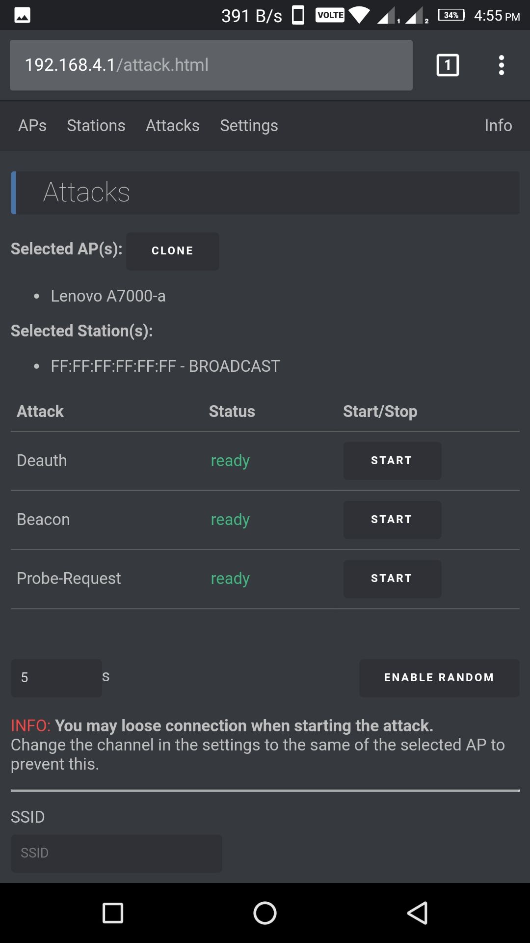 ESP8266 (NodeMCU) Based Portable Deauther and Beacon Attacker Using Command Prompt : 4 Steps ...