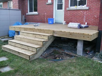 Building a Wooden Deck Over a Concrete One : 6 Steps (with Pictures ...
