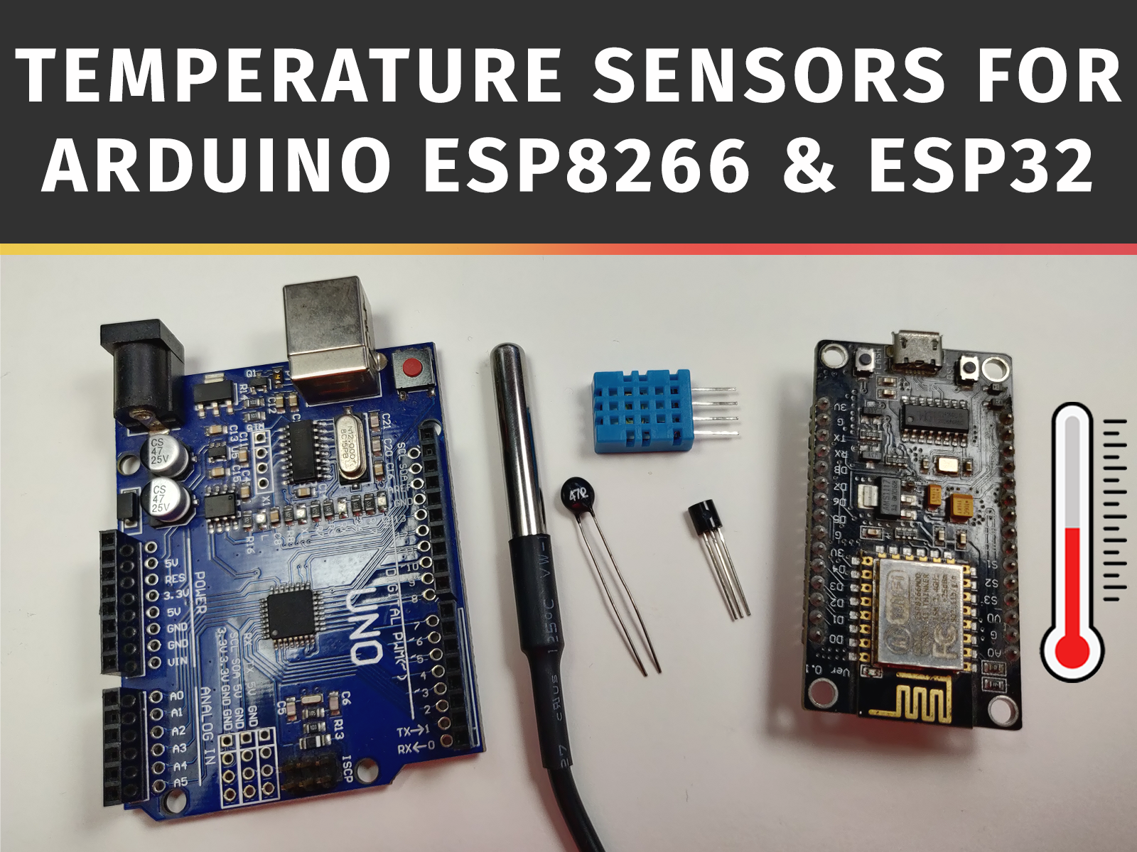 Interfacing DS18B20 Temperature Sensor With Arduino and ESP8266 : 8 Steps - Instructables