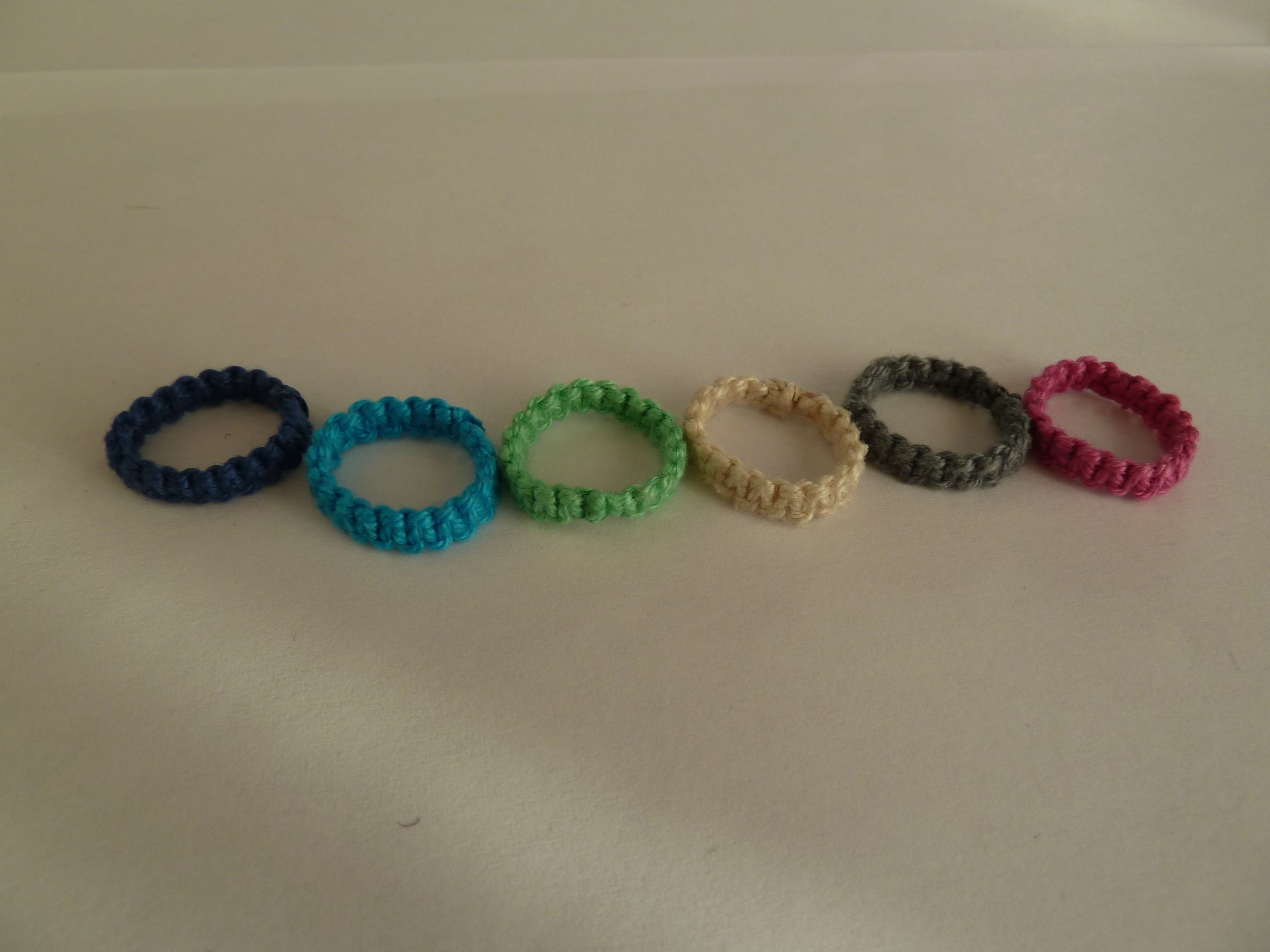 Macrame Rings : 5 Steps (with Pictures) - Instructables