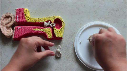 Step by Step How to Make 3d Human Ear Anatomy Model/Diagram : 5 Steps ...