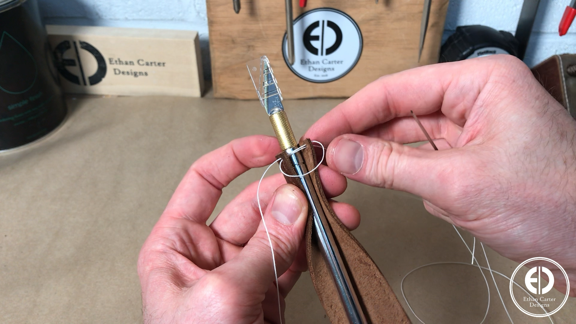 Leather Stitching: How-To Three Ways : 4 Steps (with Pictures ...