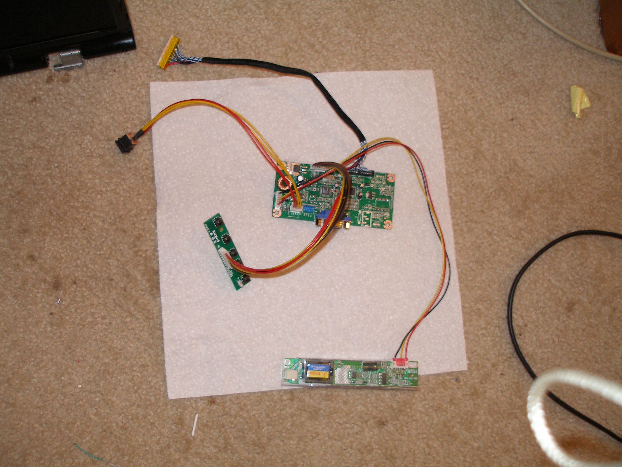 How to Convert a Laptop LCD Into an External Monitor. : 15 Steps (with ...