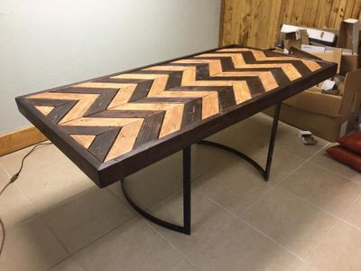 Chevron Table : 5 Steps (with Pictures) - Instructables