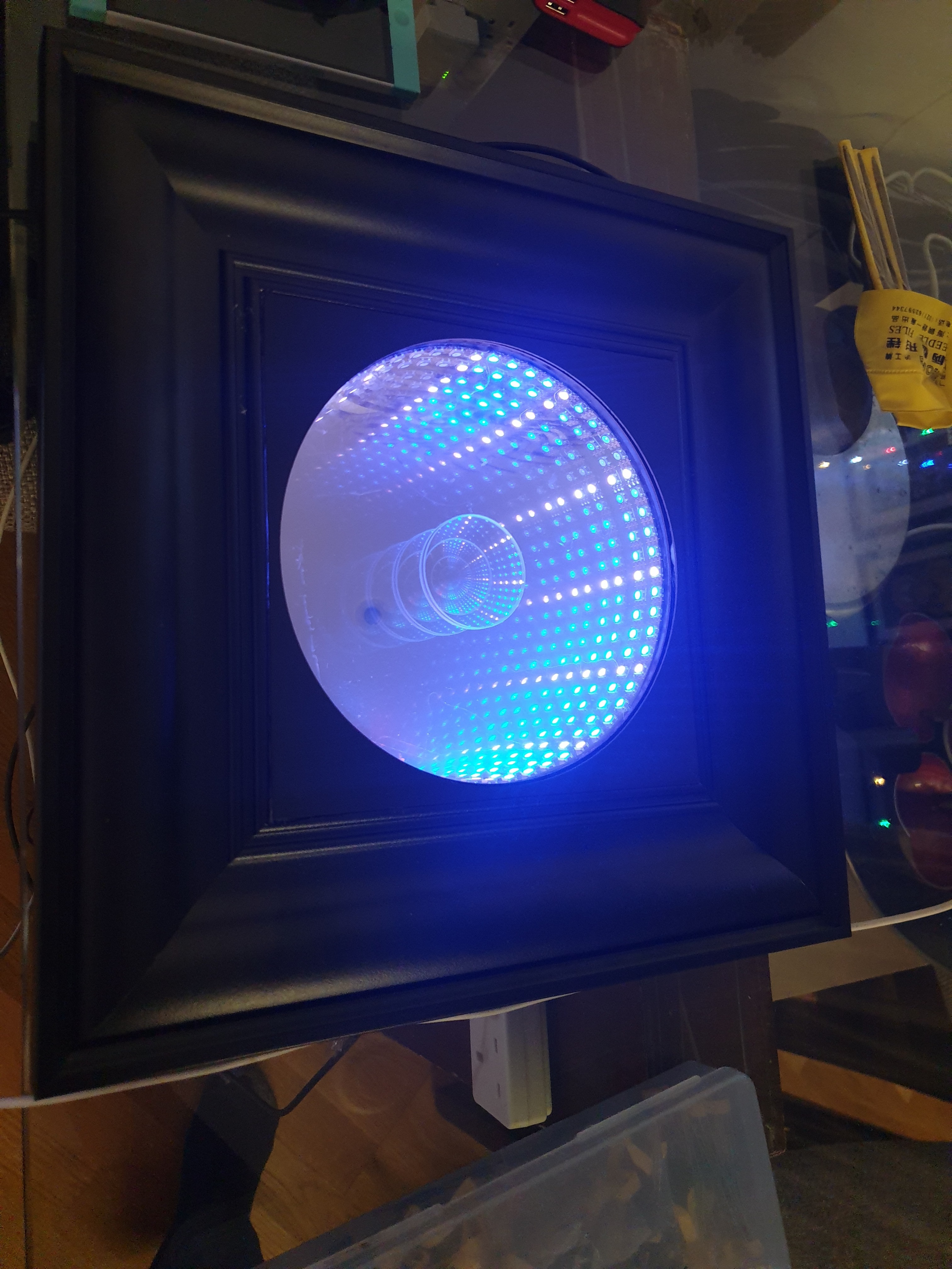 Easy - Infinity Mirror Clock : 9 Steps (with Pictures) - Instructables