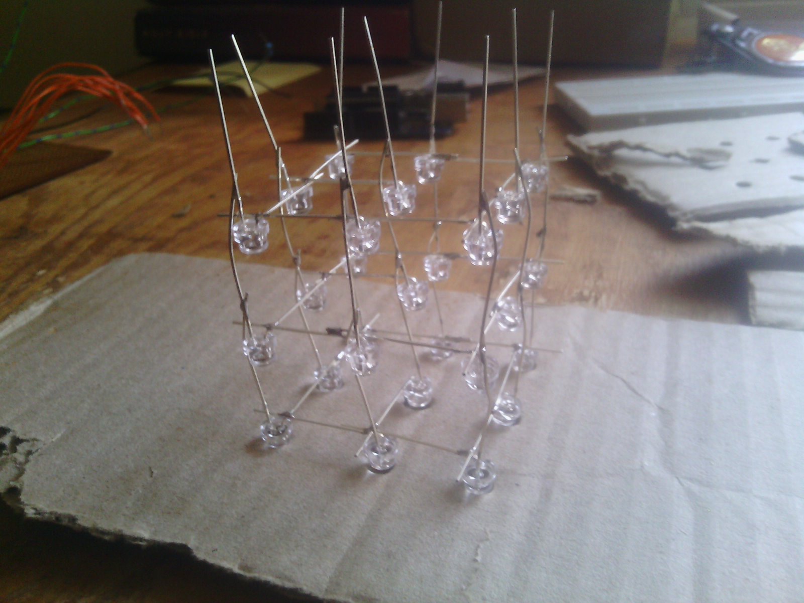 Making an Arduino 3X3 LED Cube in Less Than 30 Minutes : 8 Steps ...