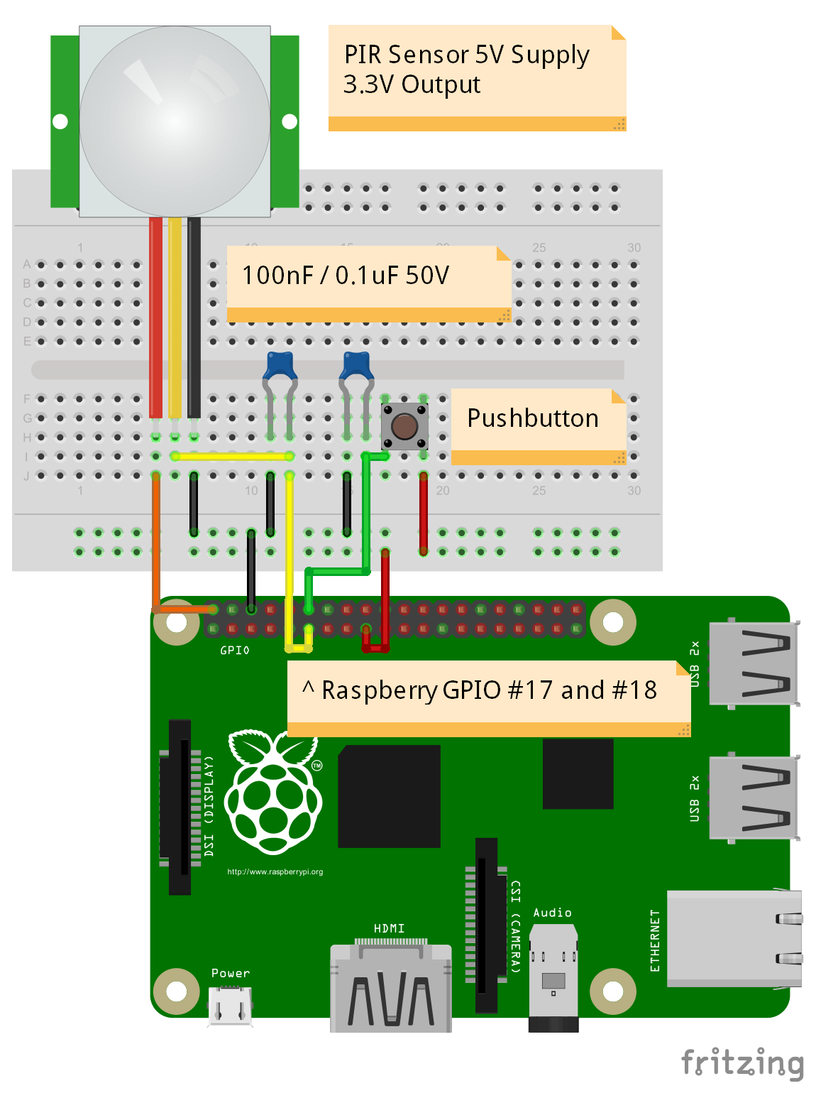 P.I.R.M.A Raspberry Pi PIR Motion Audio Installation : 11 Steps ...