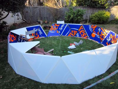 Folding Geodesic Dome : 9 Steps (with Pictures) - Instructables