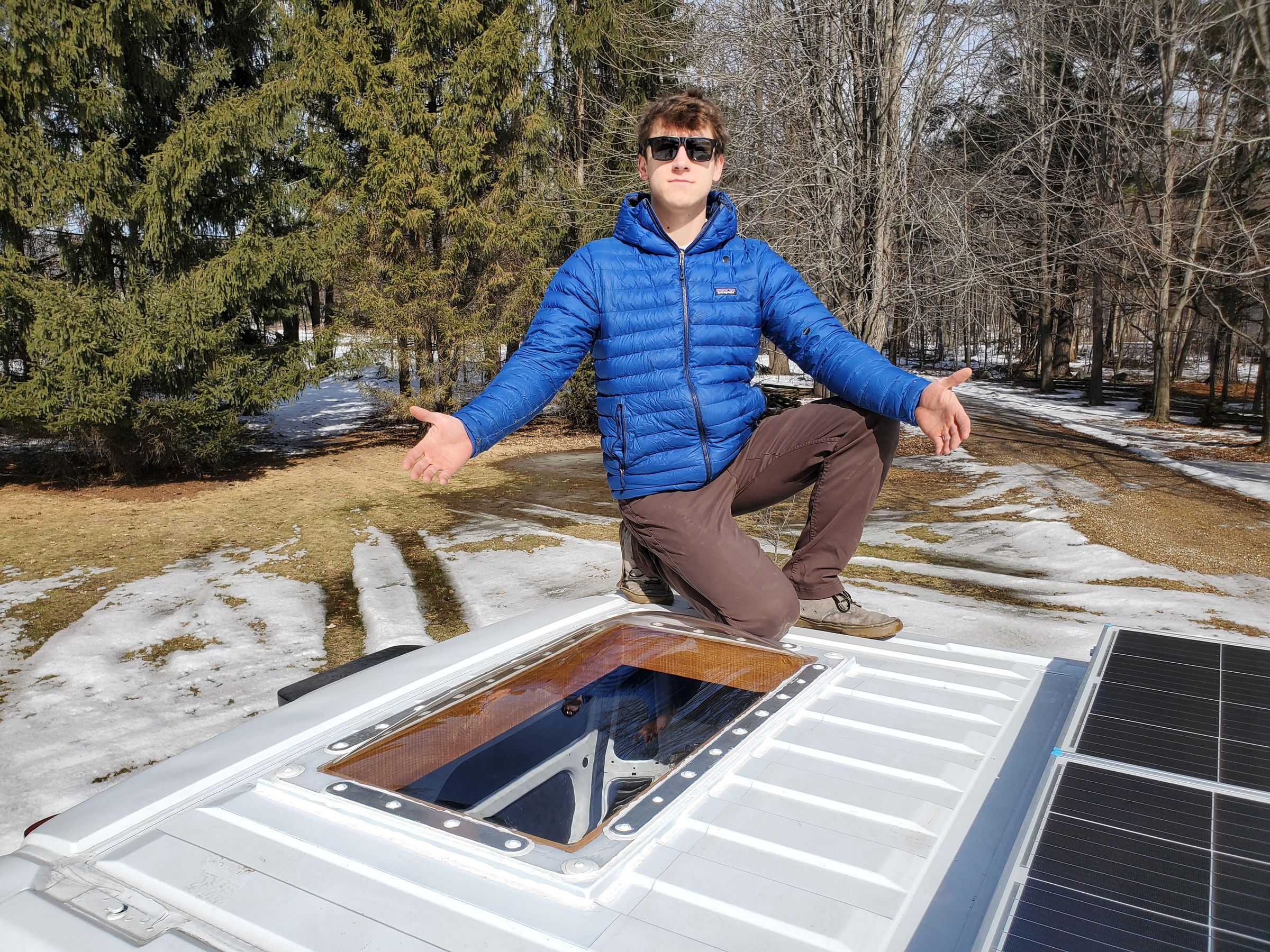 Custom Skylight Frame Installation for a Van Conversion : 13 Steps ...