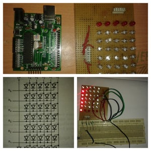 DIY 5x7 LED Matrix Board : 8 Steps - Instructables