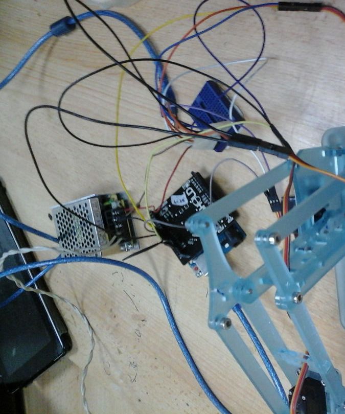 Controlling MeArm Using Mobile Application - Arduino and OneSheeld : 6 ...