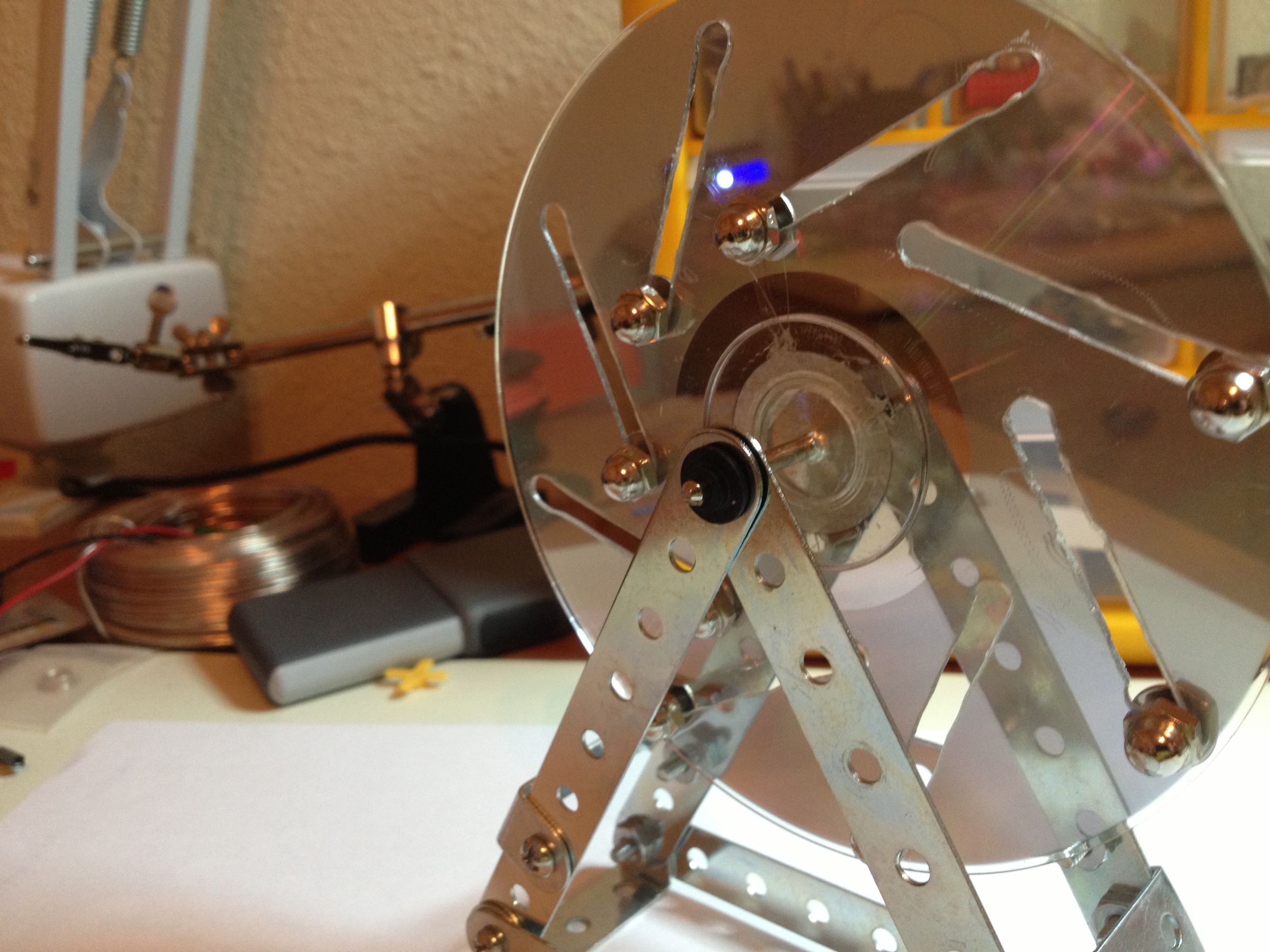 Overbalanced Wheel (Fake Perpetual Motion Machine for Fun) : 9 Steps ...