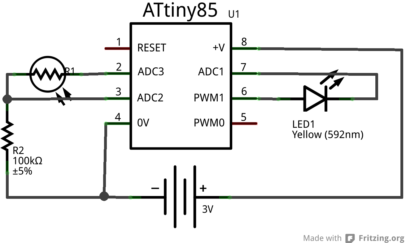 Developing an ATtiny Firefly Project Using Arduino and It’s IDE : 9 ...