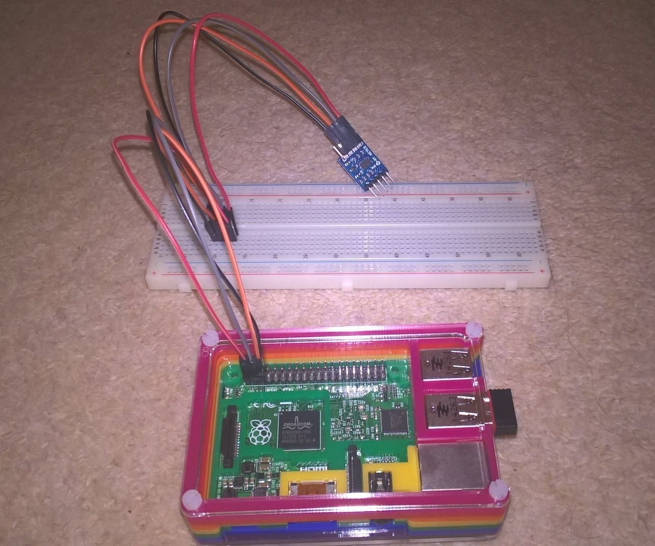 How To Use The Adxl345 On Raspberry Pi 3 Steps Instructables 