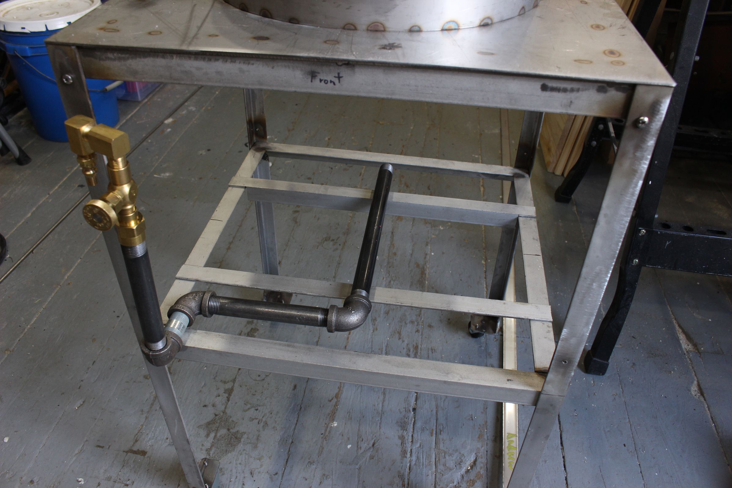 How to Make a Stainless Steel Wok Station / Fryer / Griddle : 10 Steps ...