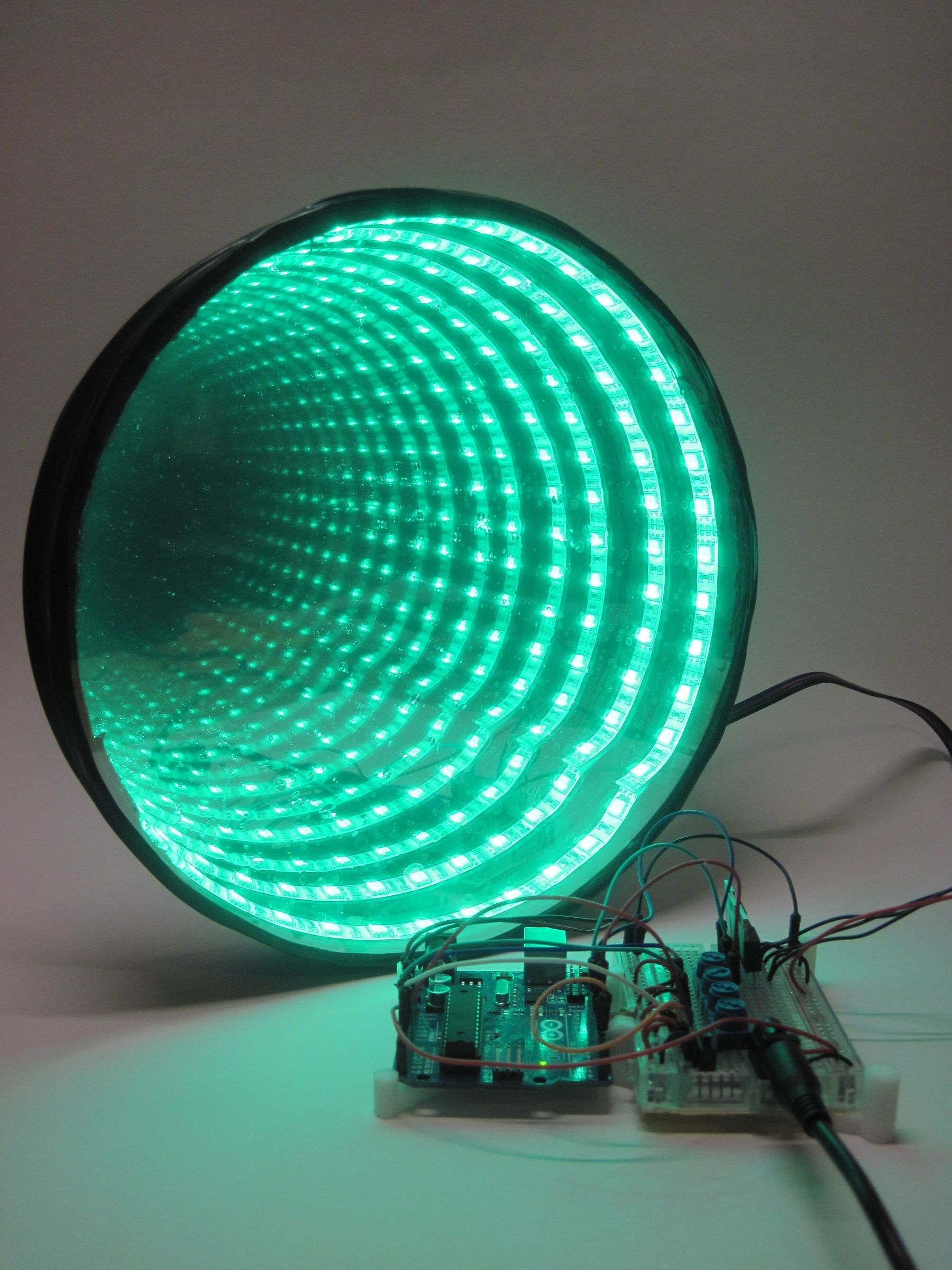 Arduino-controlled RGB LED Infinity Mirror : 13 Steps (with Pictures ...