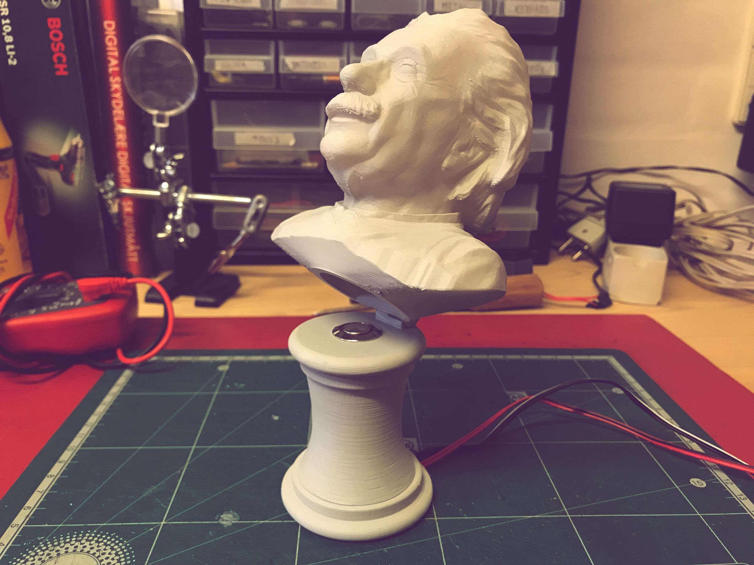 Einstein Bust With Secret Switch : 3 Steps (with Pictures) - Instructables