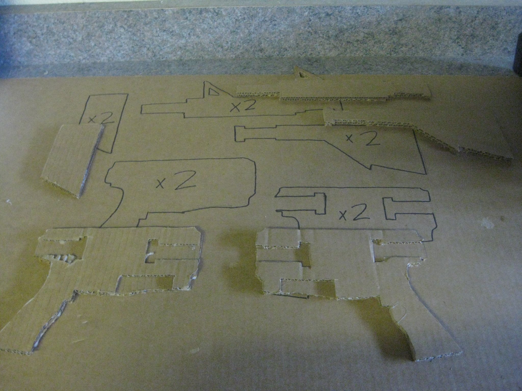 Cardboard Assault Rifle! : 5 Steps - Instructables
