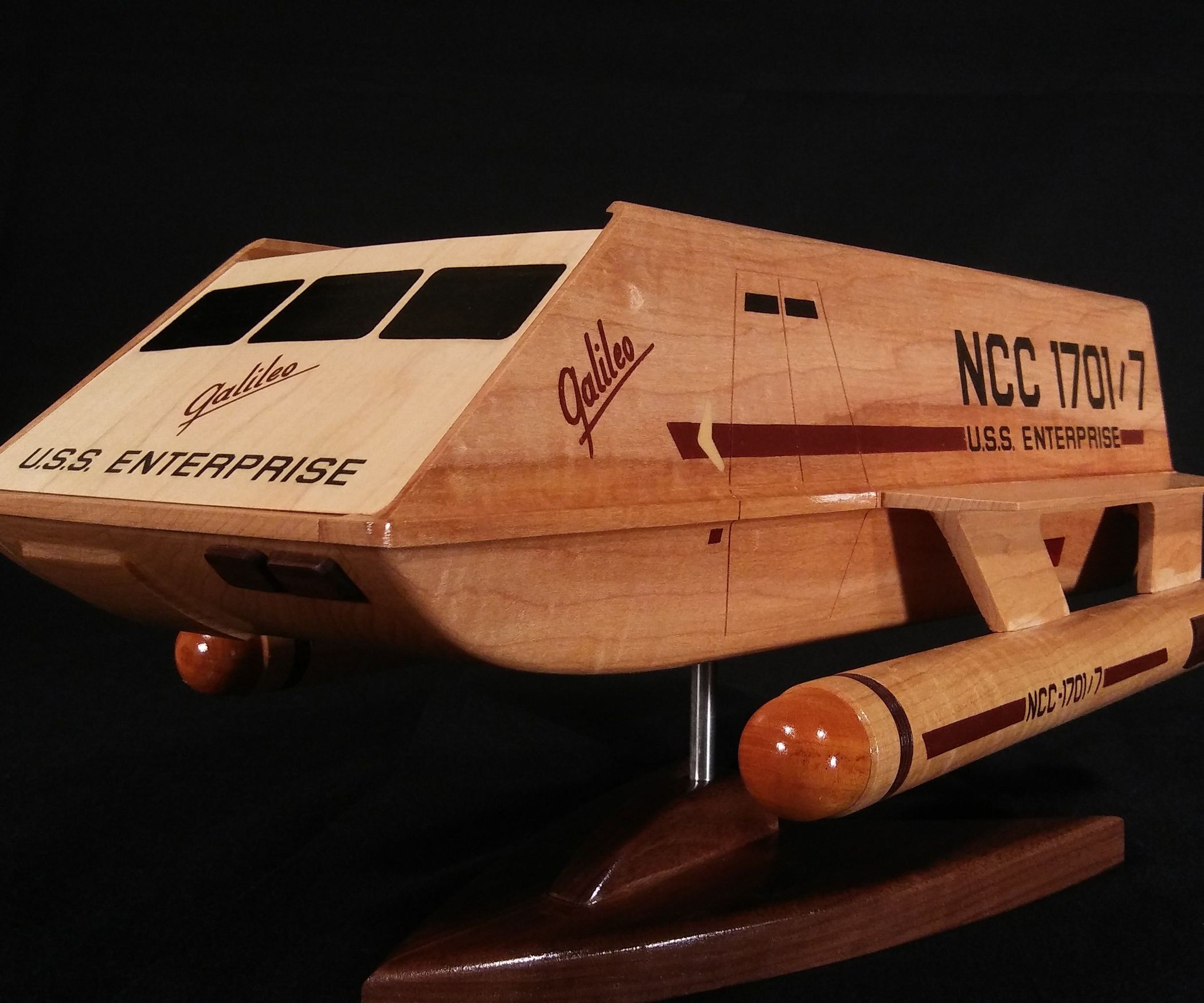 Wooden Shuttlecraft Galileo Model : 10 Steps (with Pictures ...