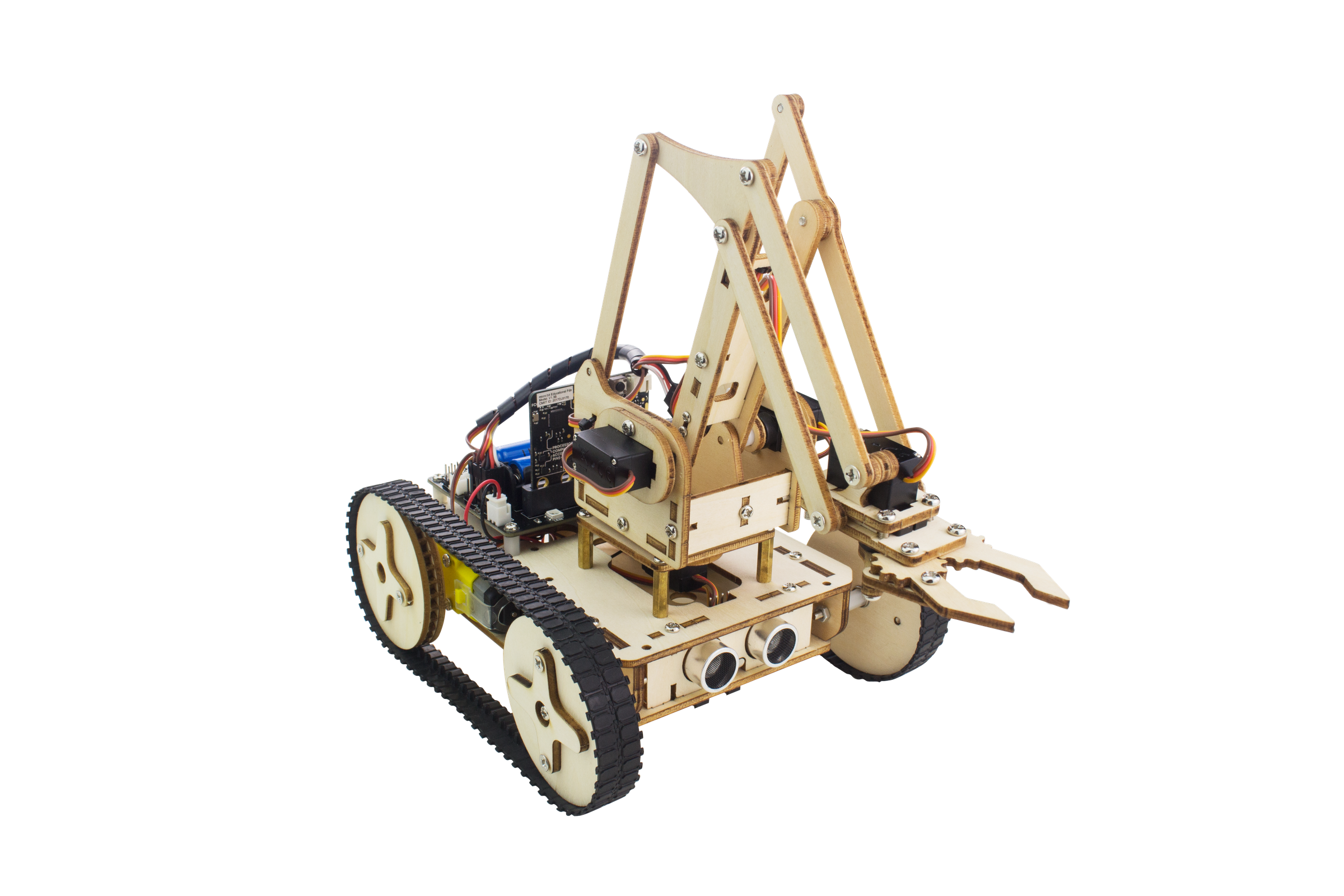 HOW TO ASSEMBLE AN IMPRESSIVE WOODEN ROBOT ARM(PART3: ROBOT ARM ...