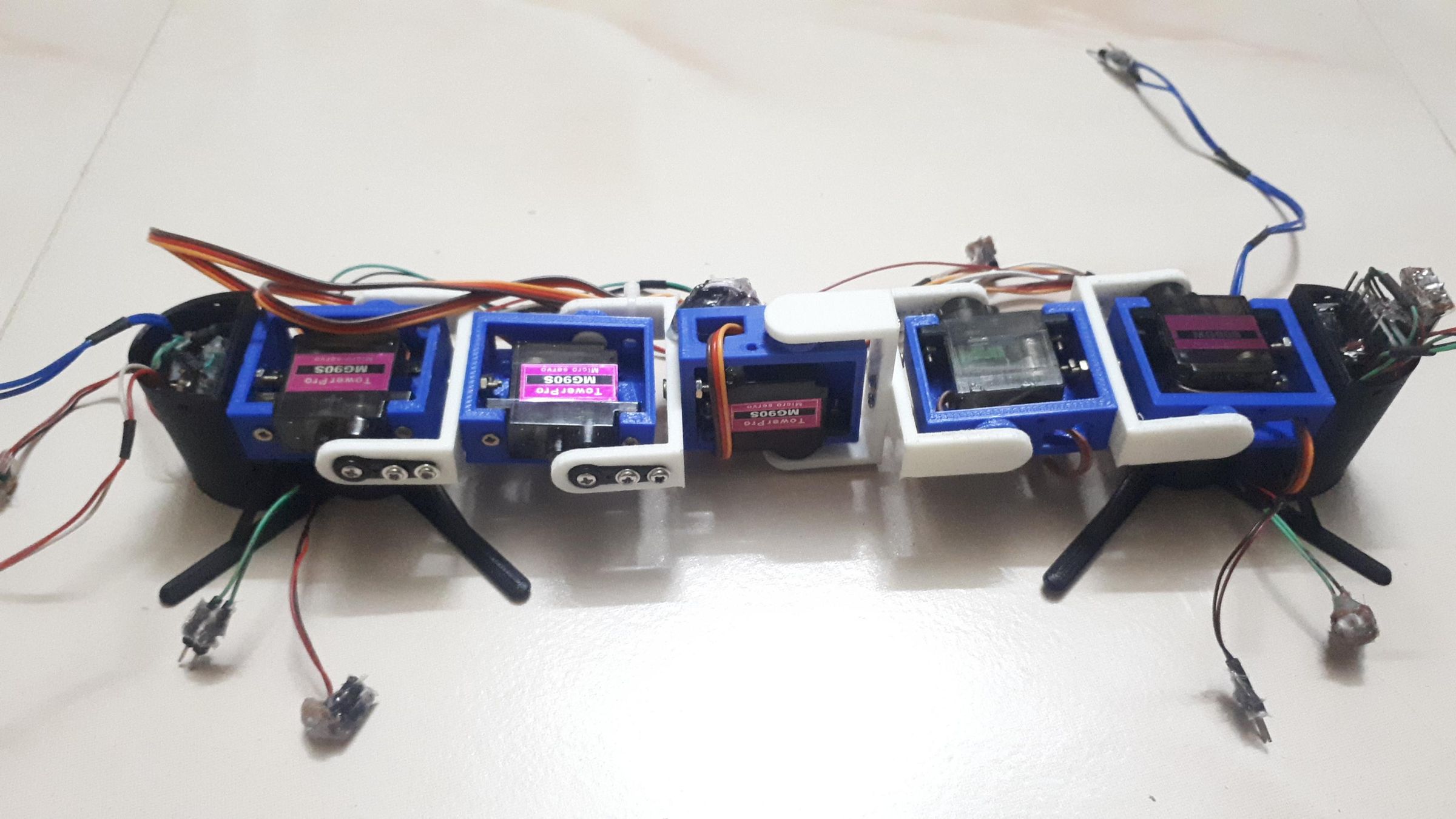 Inchworm Robot - Modular, Move Allsides With BT App : 22 Steps (with ...