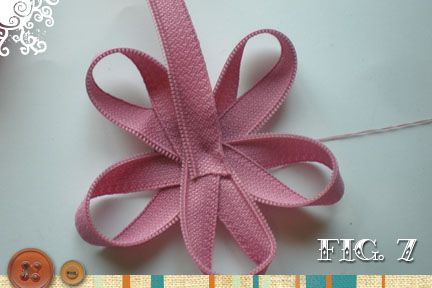 Zipper Flower Tutorial : 12 Steps - Instructables