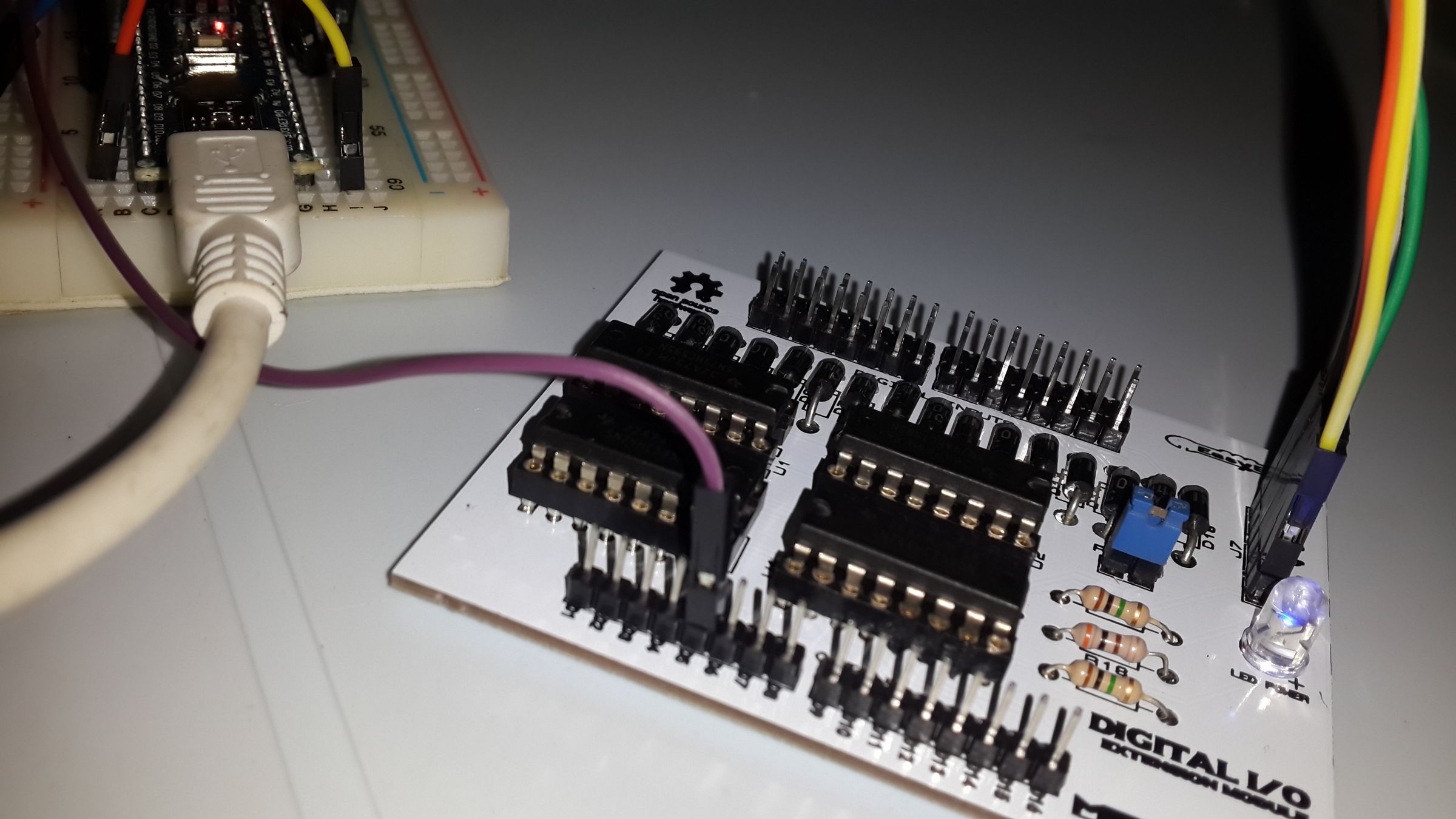 Increase Digital Pins of Your Arduino Using the 74HC595 (IOExtension Module With Arduino Library ...
