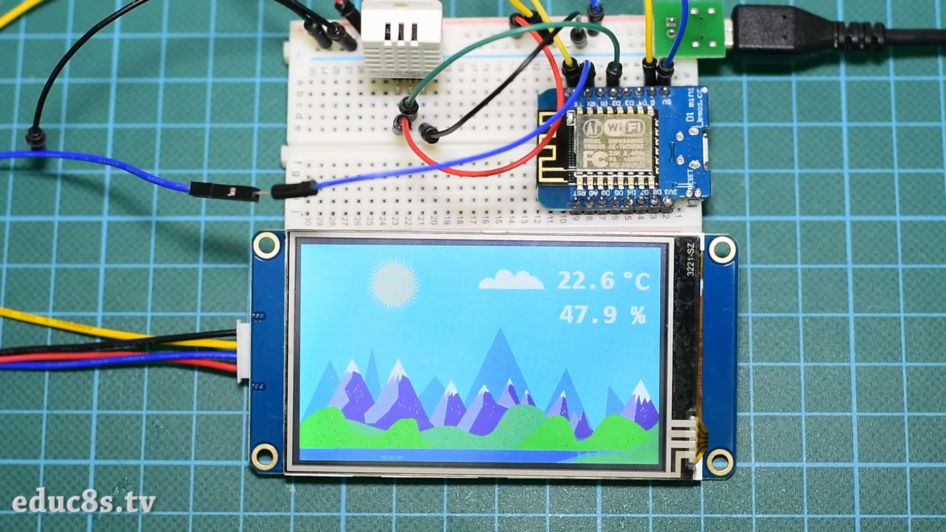 Arduino Weather Station With a Nextion Display : 4 Steps (with Pictures) - Instructables