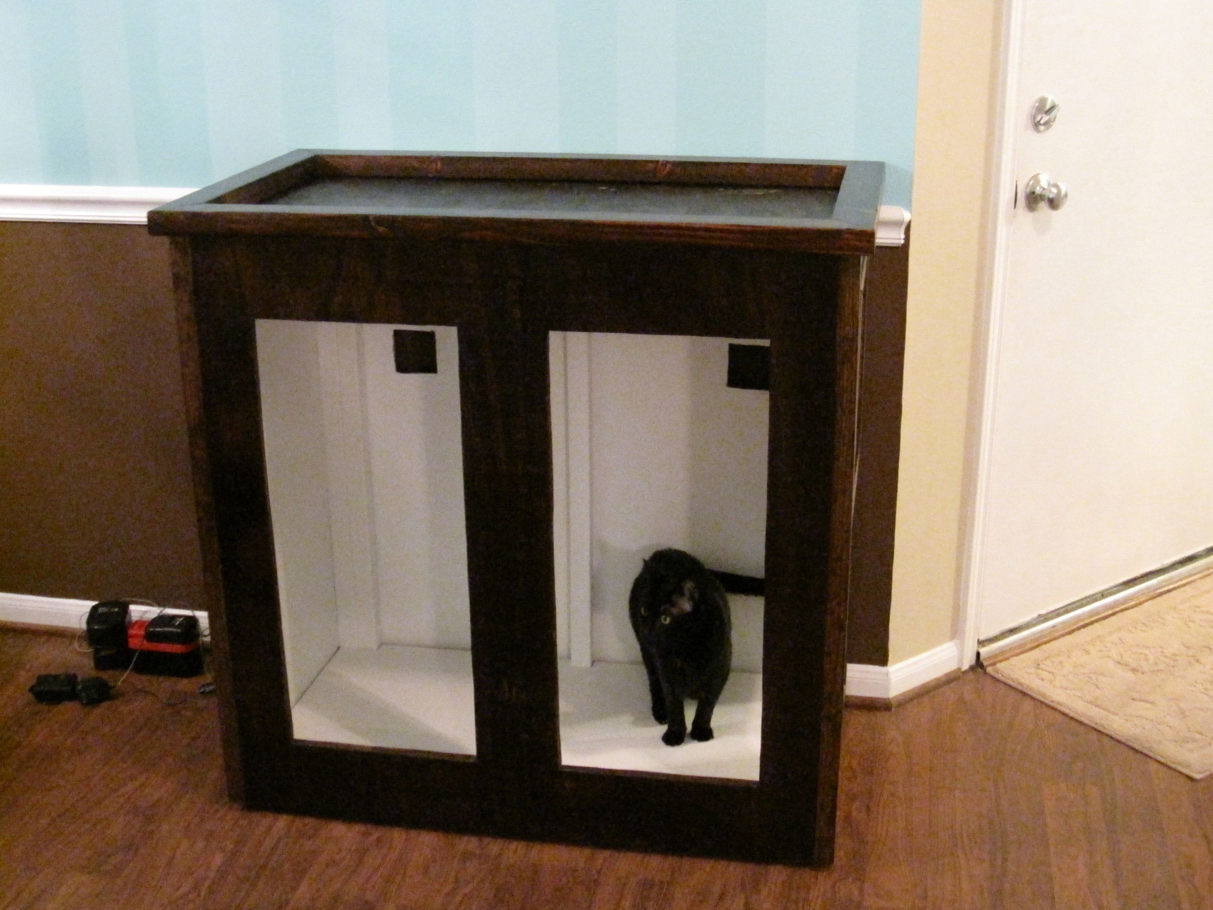 Fish Aquarium Stand (40 Breeder Tank With Hidden Sump Door) : 12 Steps ...