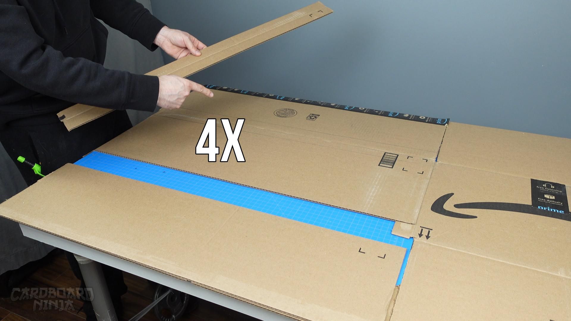 Cardboard Storage Shelf From Single Box : 10 Steps (with Pictures ...