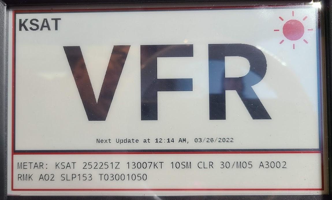 7x5 E-Paper METAR Display : 4 Steps (with Pictures) - Instructables