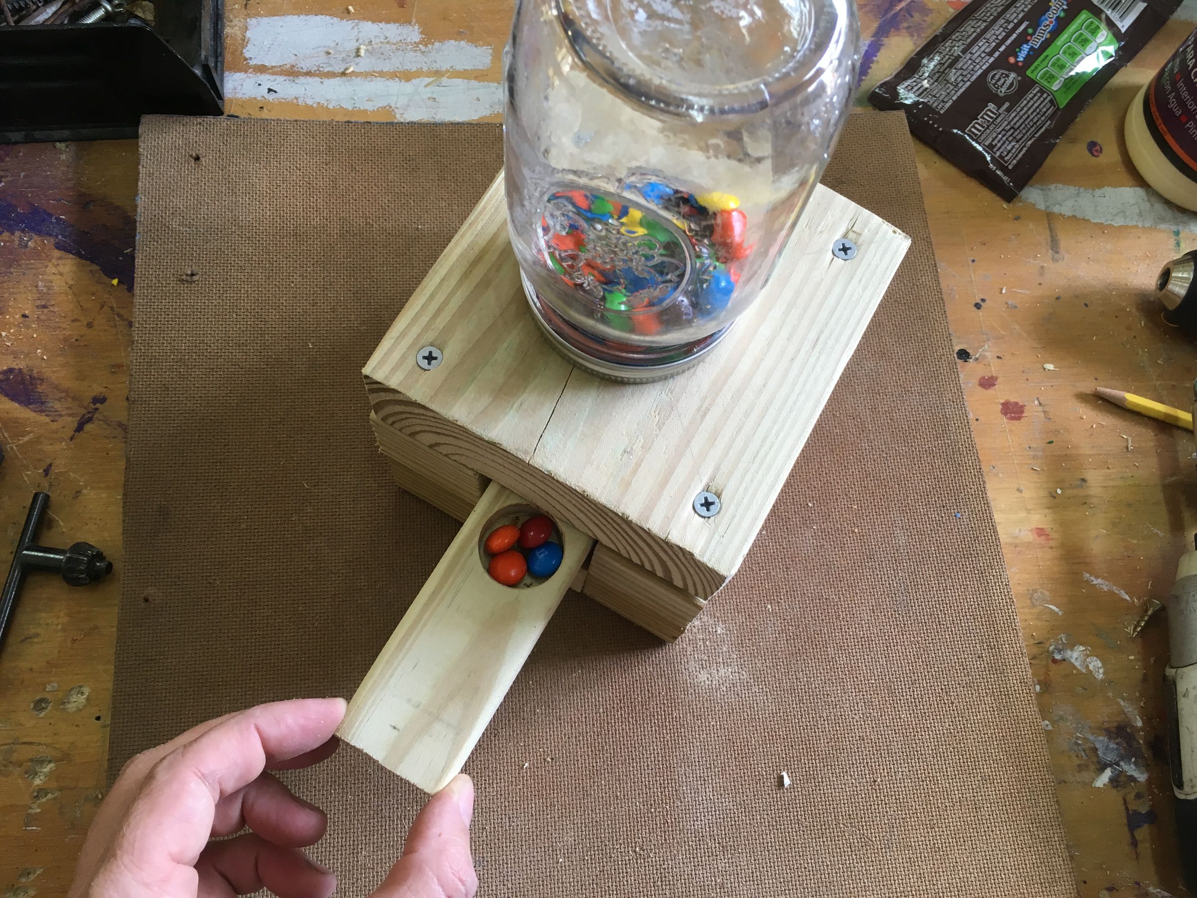 Easy to Make Candy Dispenser : 7 Steps (with Pictures) - Instructables