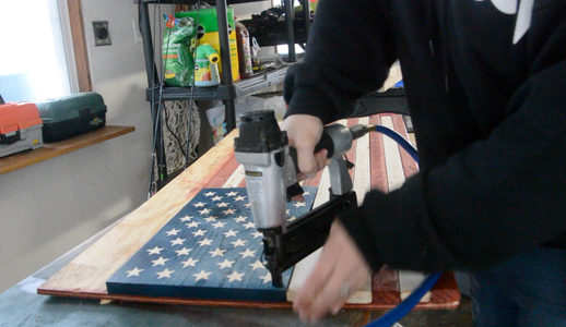 Rustic Wooden American Flag Build : 5 Steps (with Pictures) - Instructables