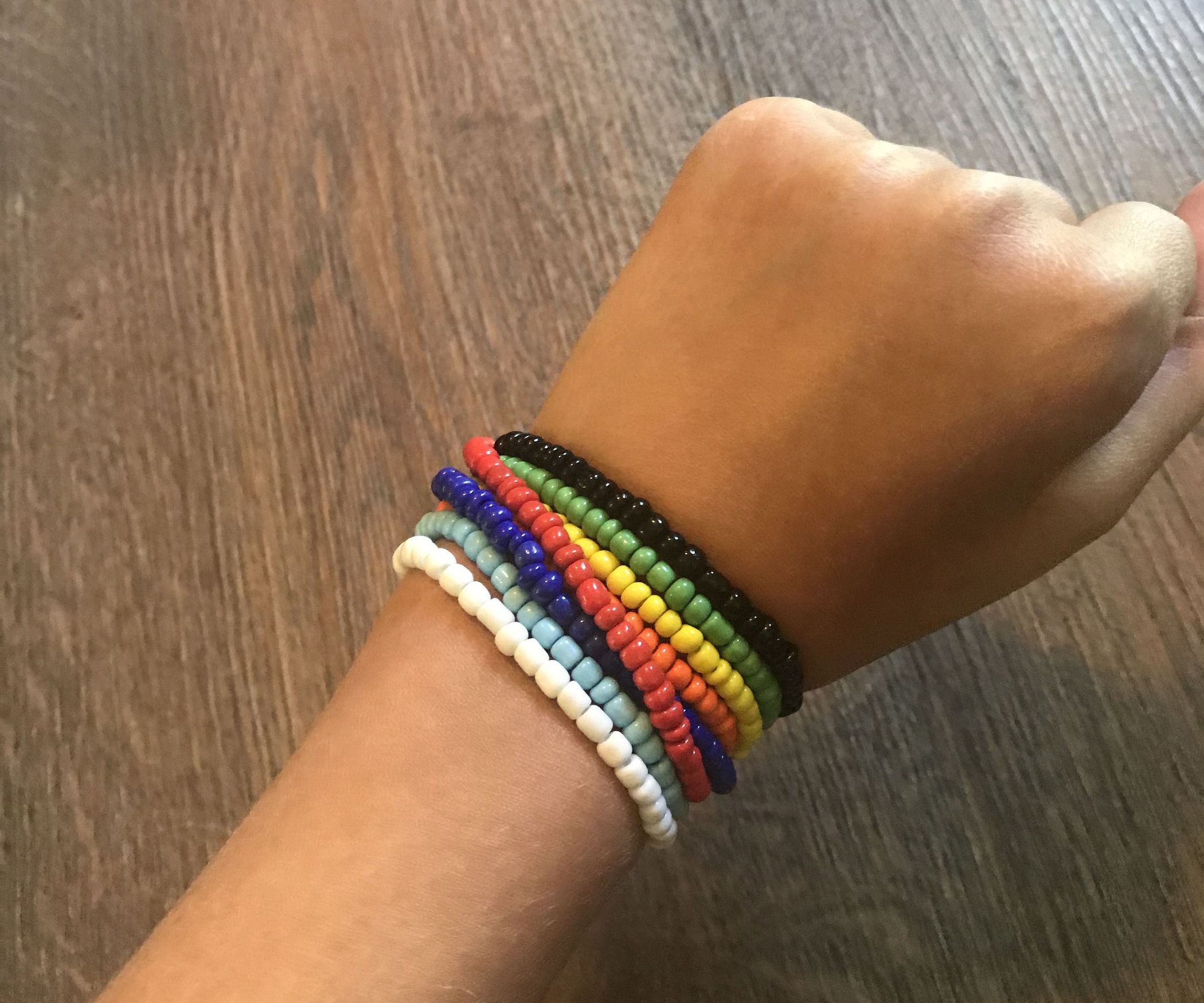 How to Make a Multi-color Wrap Bracelet : 6 Steps - Instructables