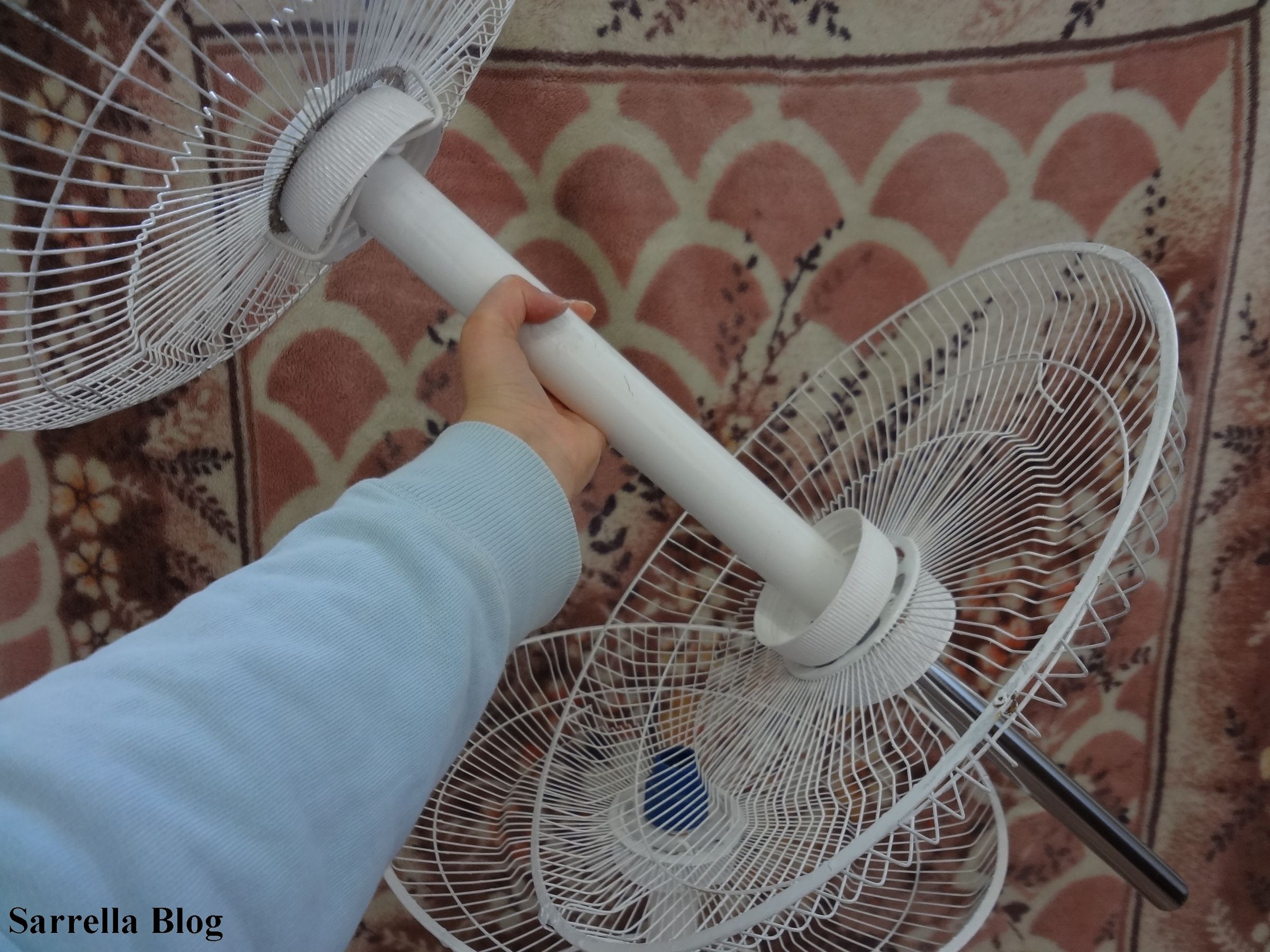 Shoes Storage Stand Out of Old Fans : 30 Steps (with Pictures ...