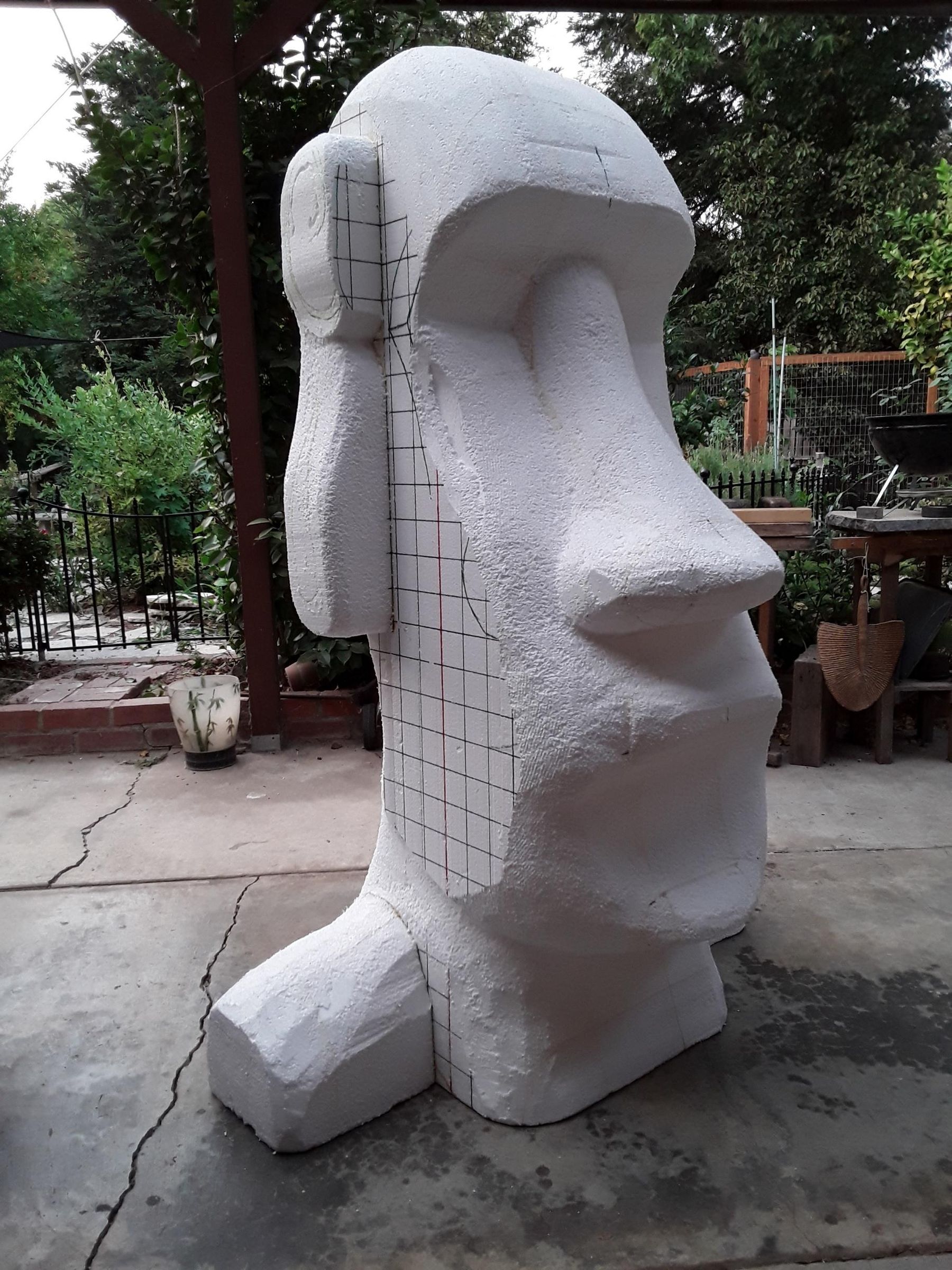 Moai From Recycled Foam : 8 Steps (with Pictures) - Instructables