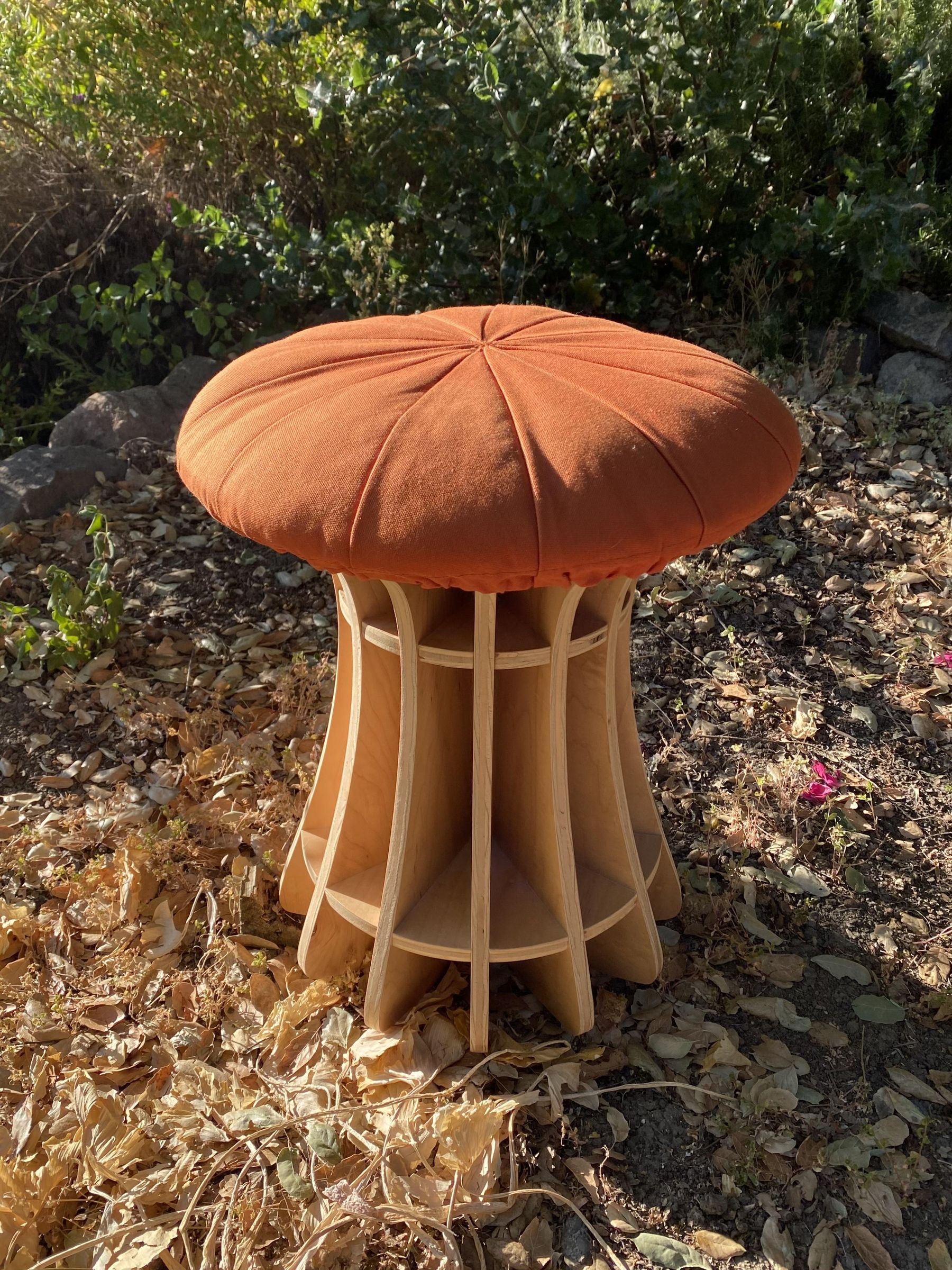 Toadstool: Mushroom-Inspired Rocking Stool : 17 Steps (with Pictures ...