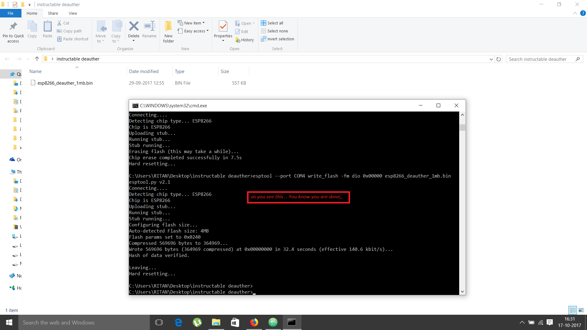 ESP8266 (NodeMCU) Based Portable Deauther and Beacon Attacker Using Command Prompt : 4 Steps ...