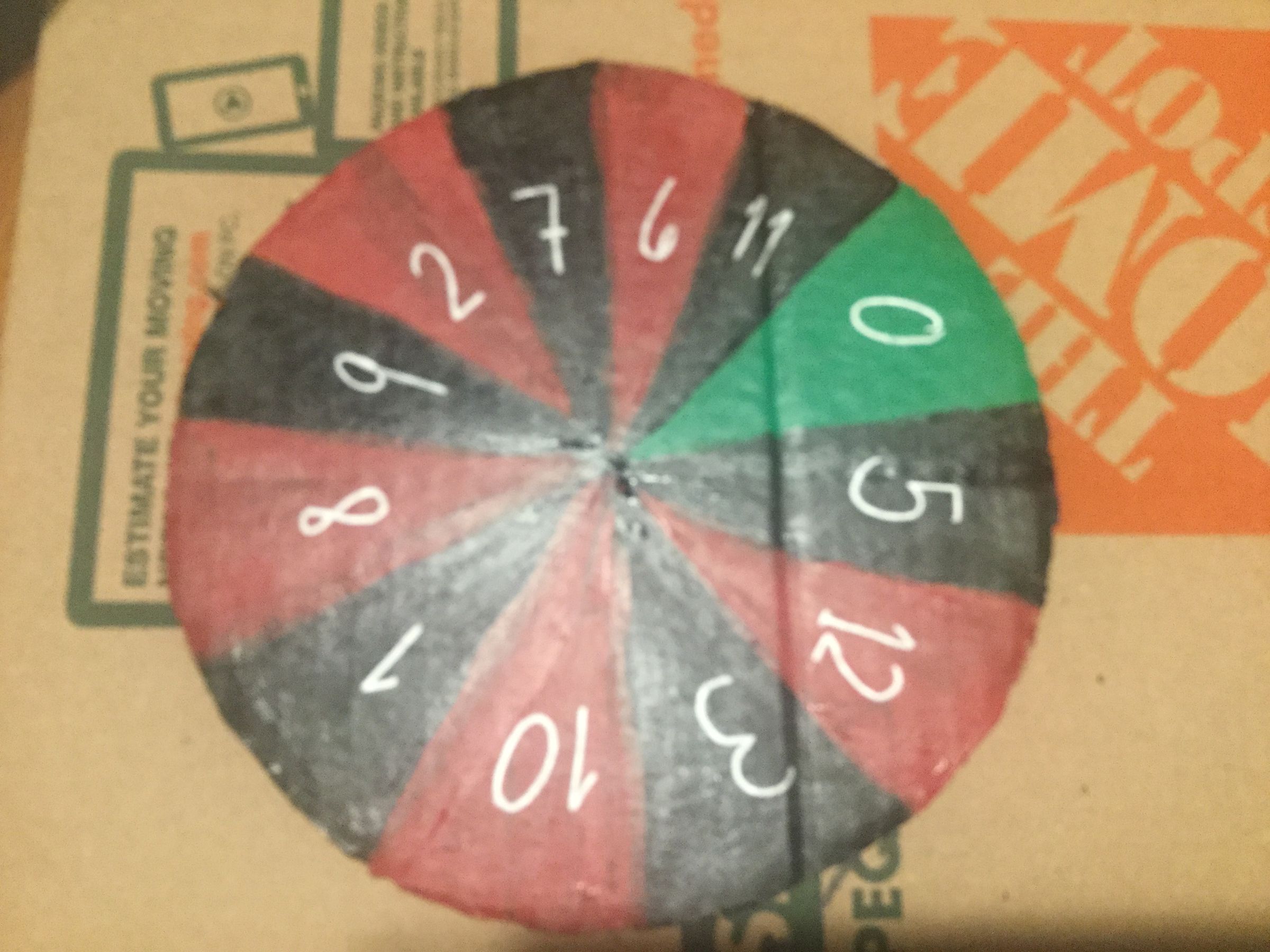 How to Make a Some What European Style Cardboard Roulette : 13 Steps ...