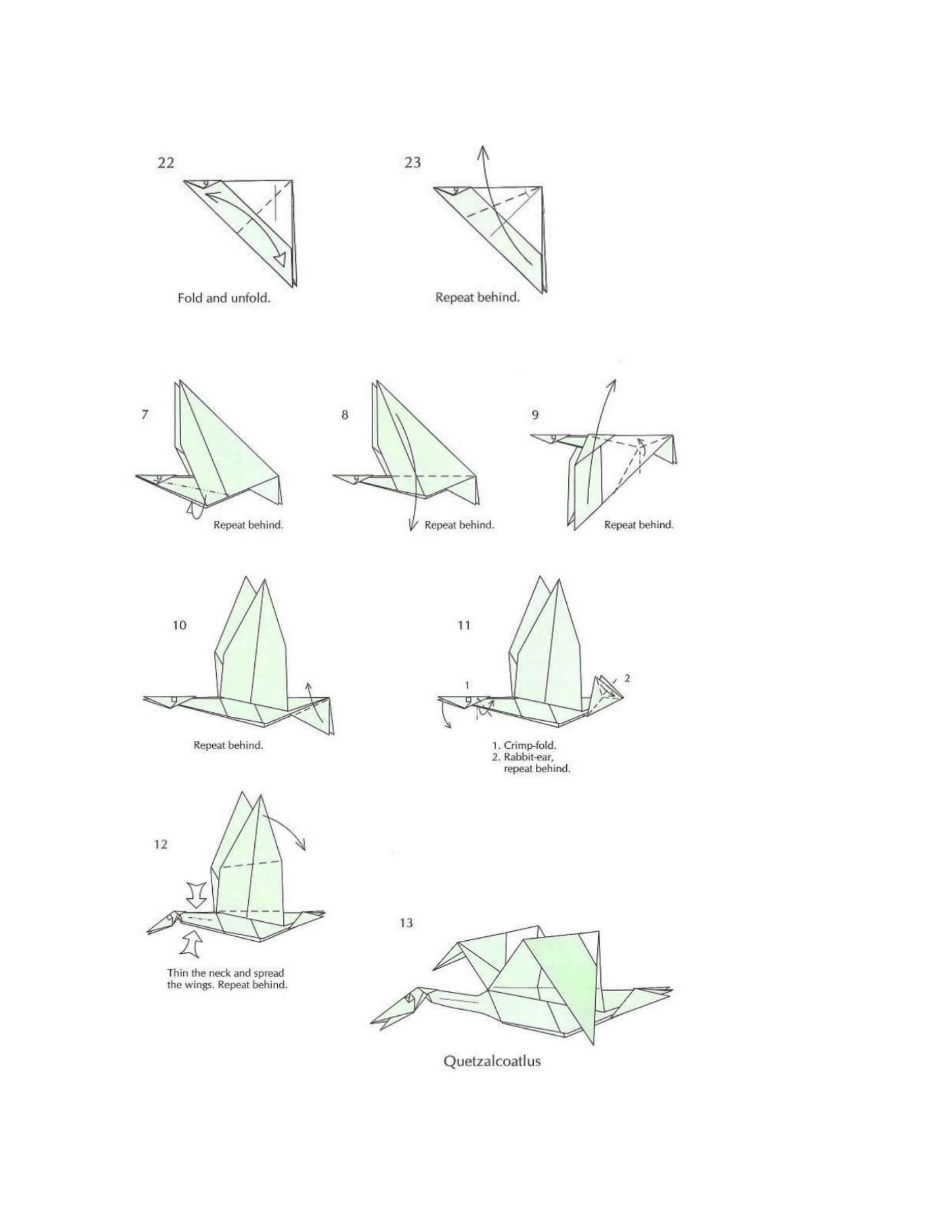 Origami Jurassic Park : 7 Steps - Instructables